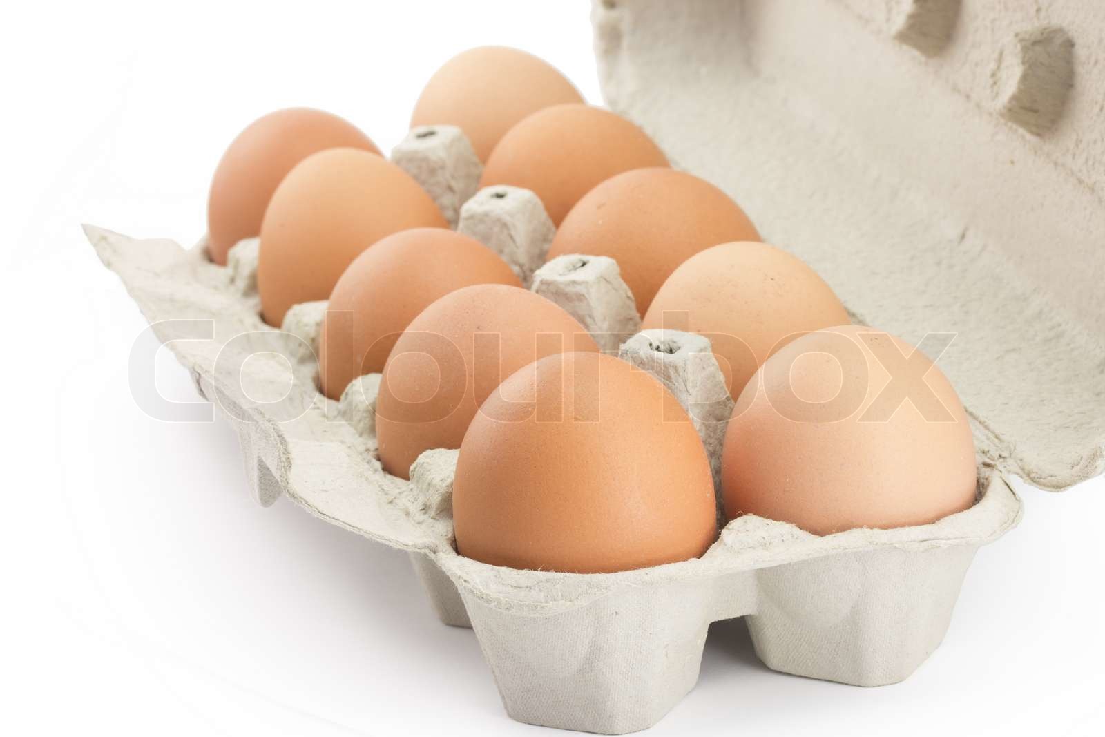 tray of eggs | Stock image | Colourbox