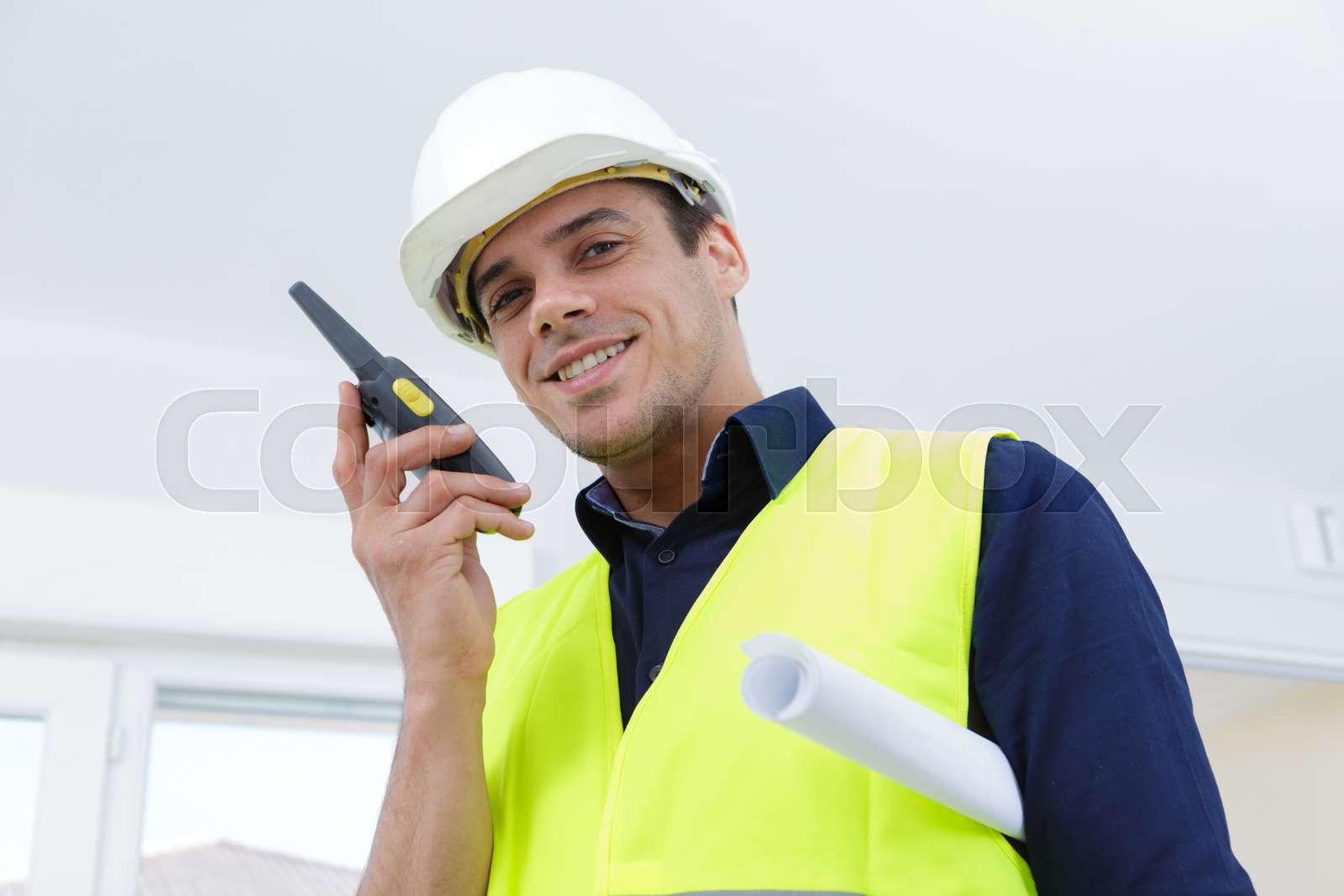 mann, im, tech | Stock Bild | Colourbox