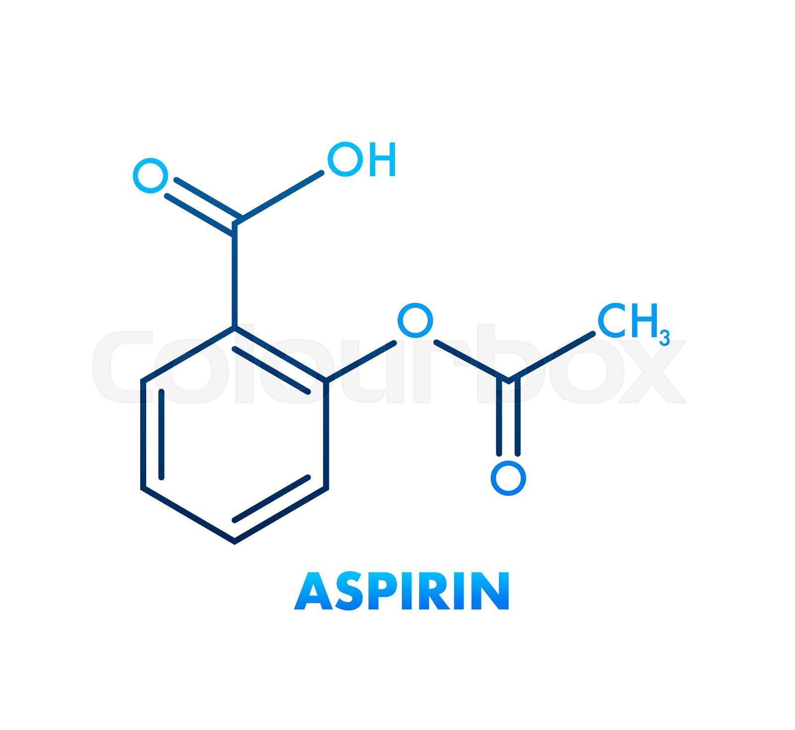Aspirin Structural Formula