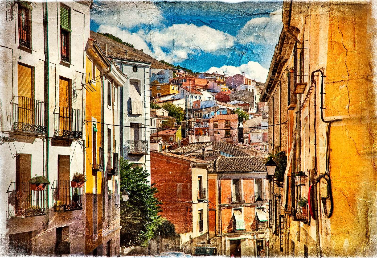 streets of old Spain | Stock image | Colourbox