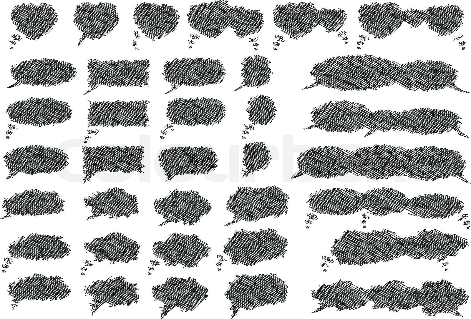 speech bubbles | Stock vector | Colourbox