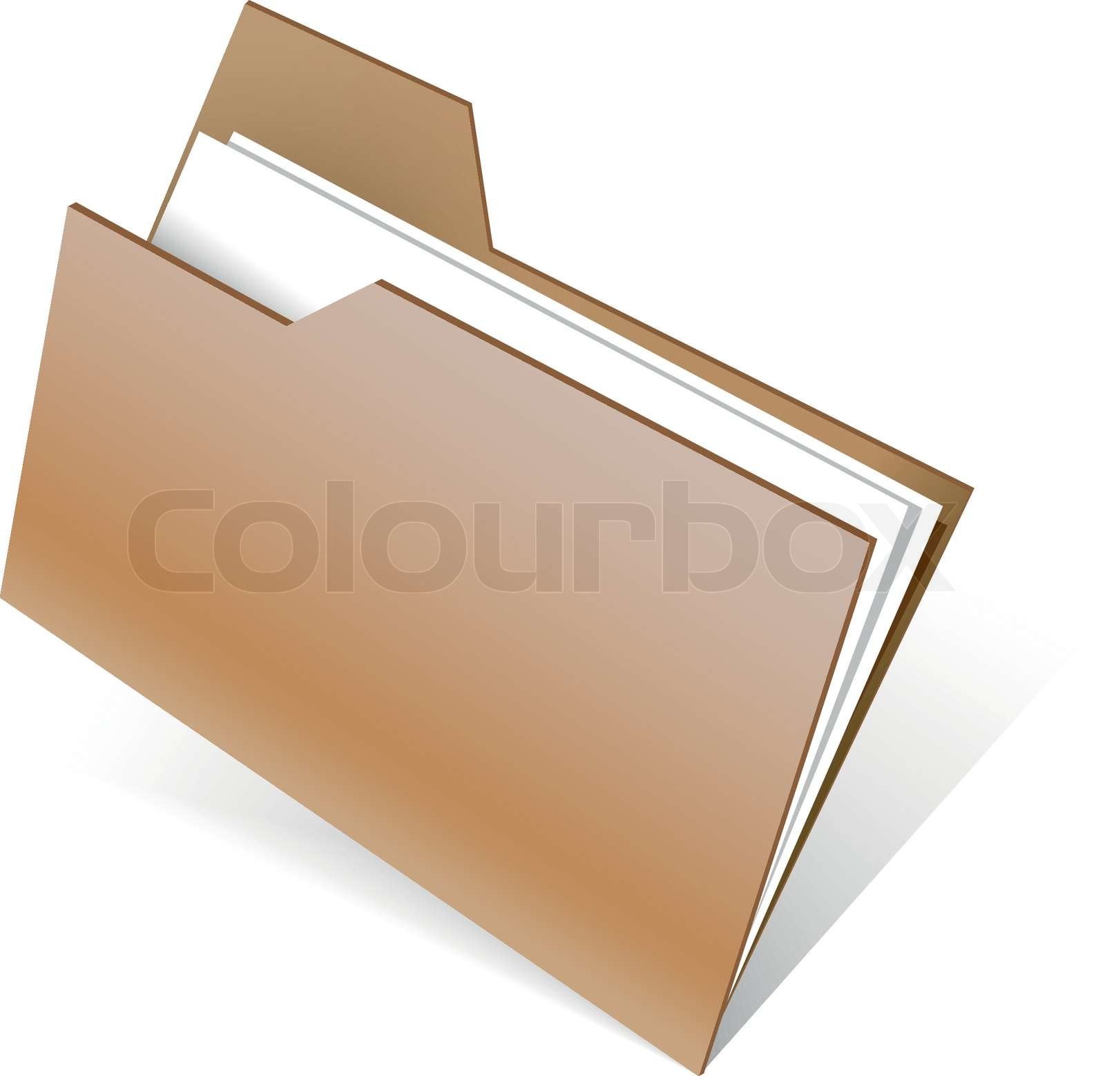 Folder icon | Stock vector | Colourbox