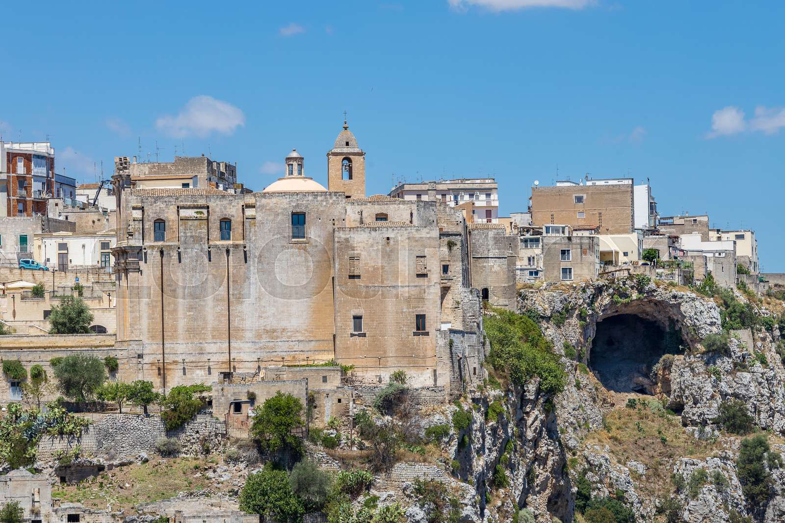Church of Saint Augustine on Via D'Addozio in the Sasso Barisano in ...
