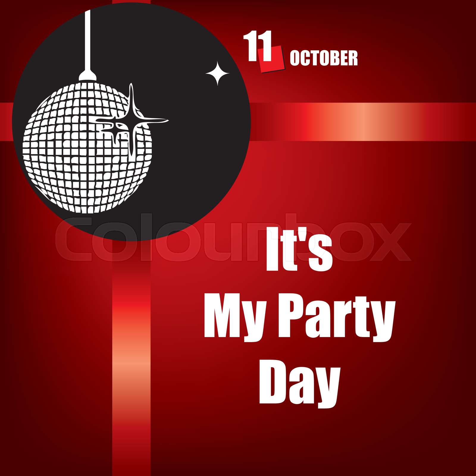 Happy It is My Party Day | Stock vector | Colourbox