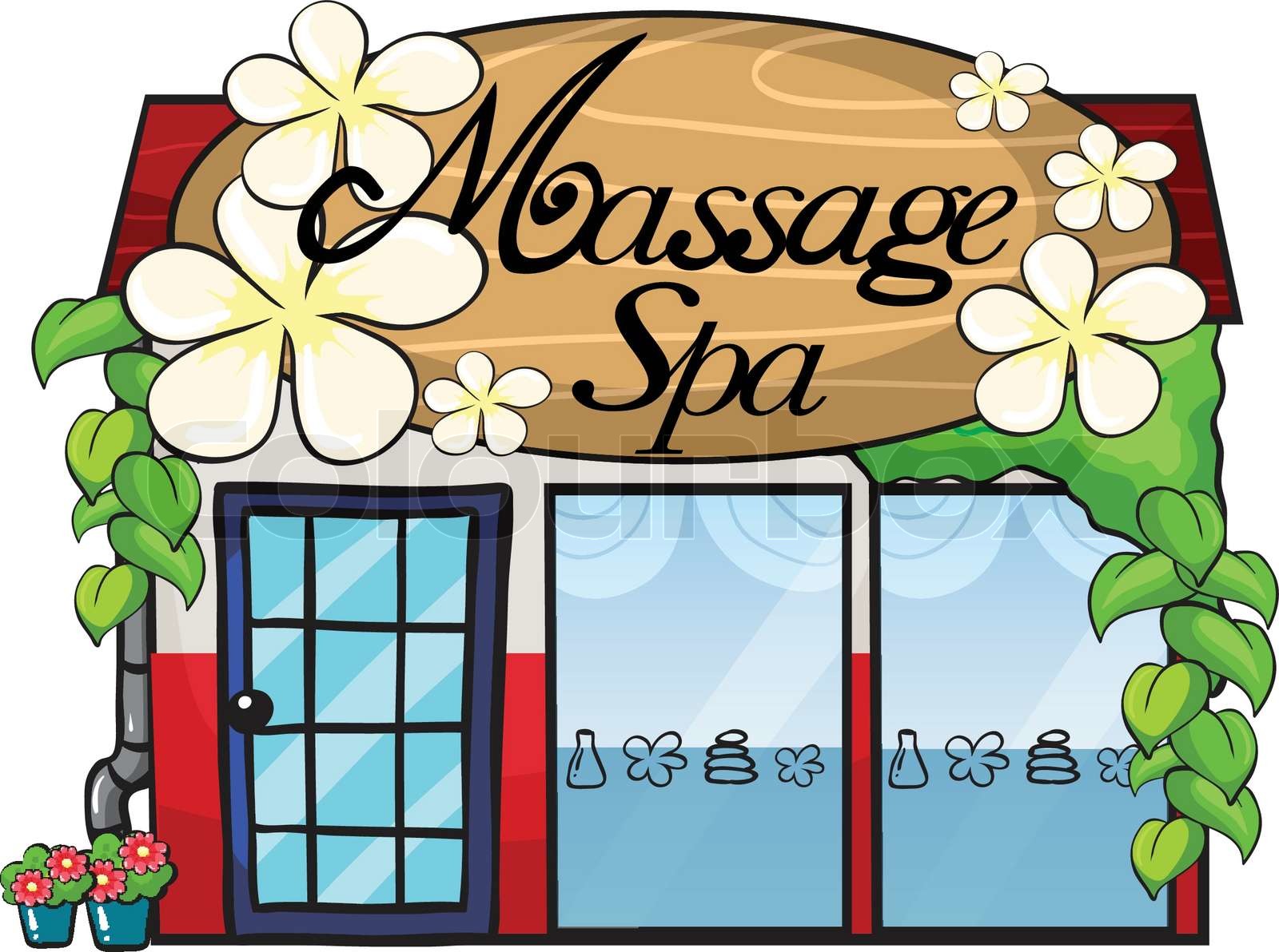 A massage spa | Stock vector | Colourbox