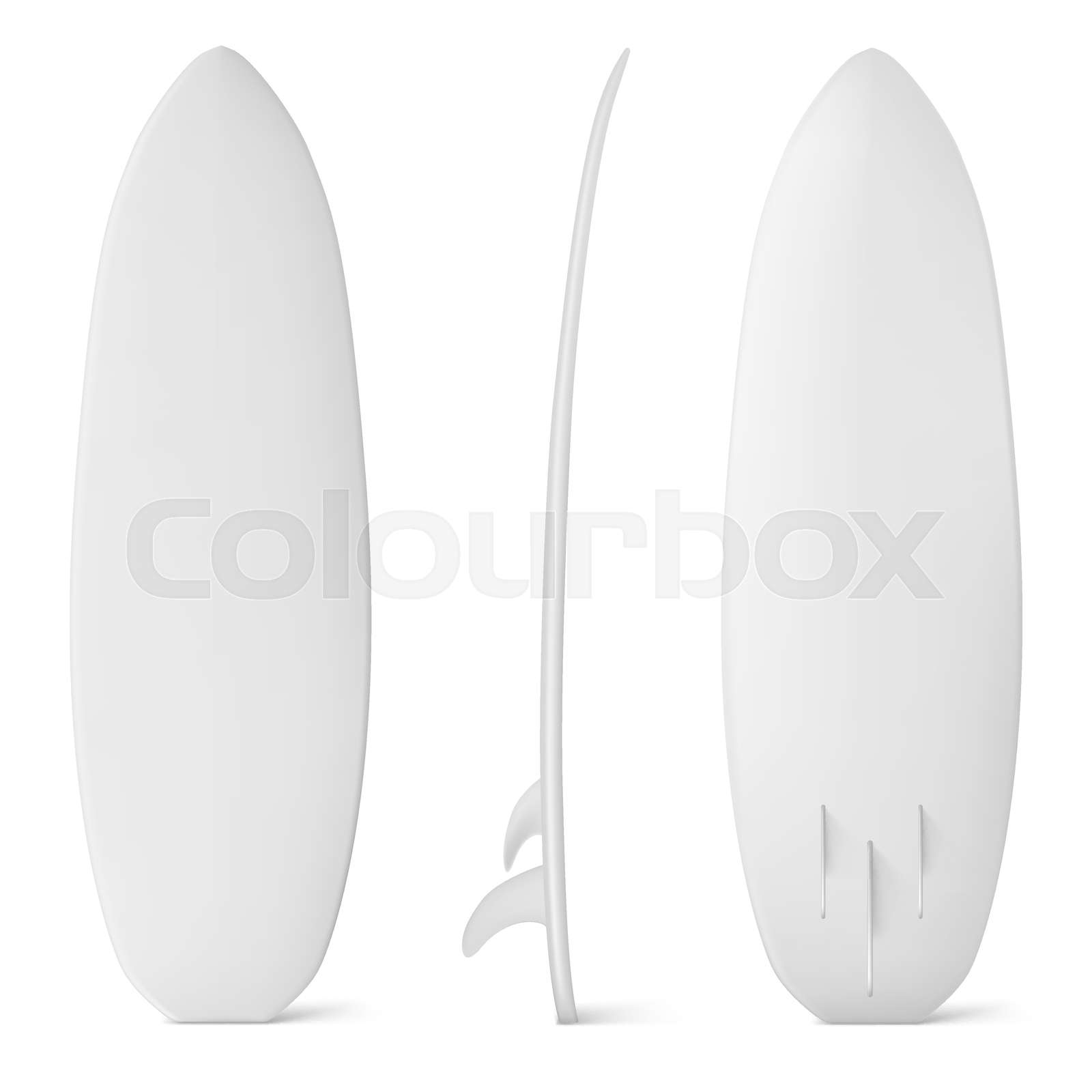 Blank Surfboard Template