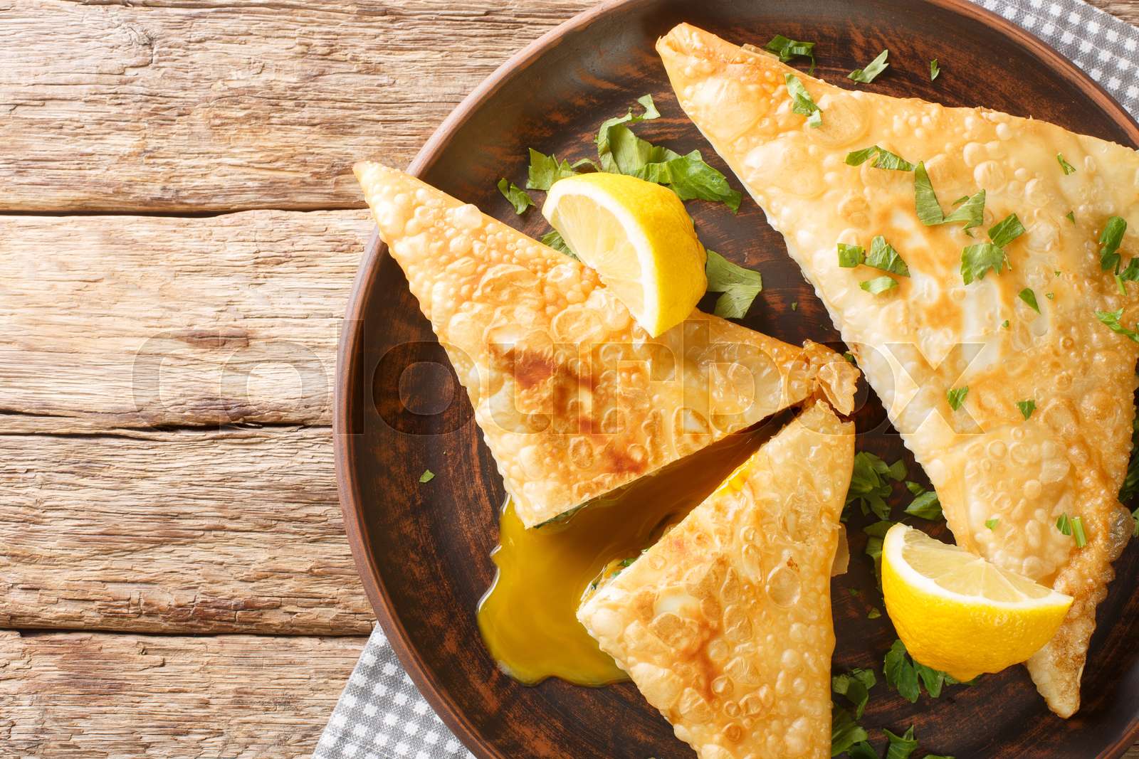 Brik or burek is the north African version of borek, a stuffed filo ...