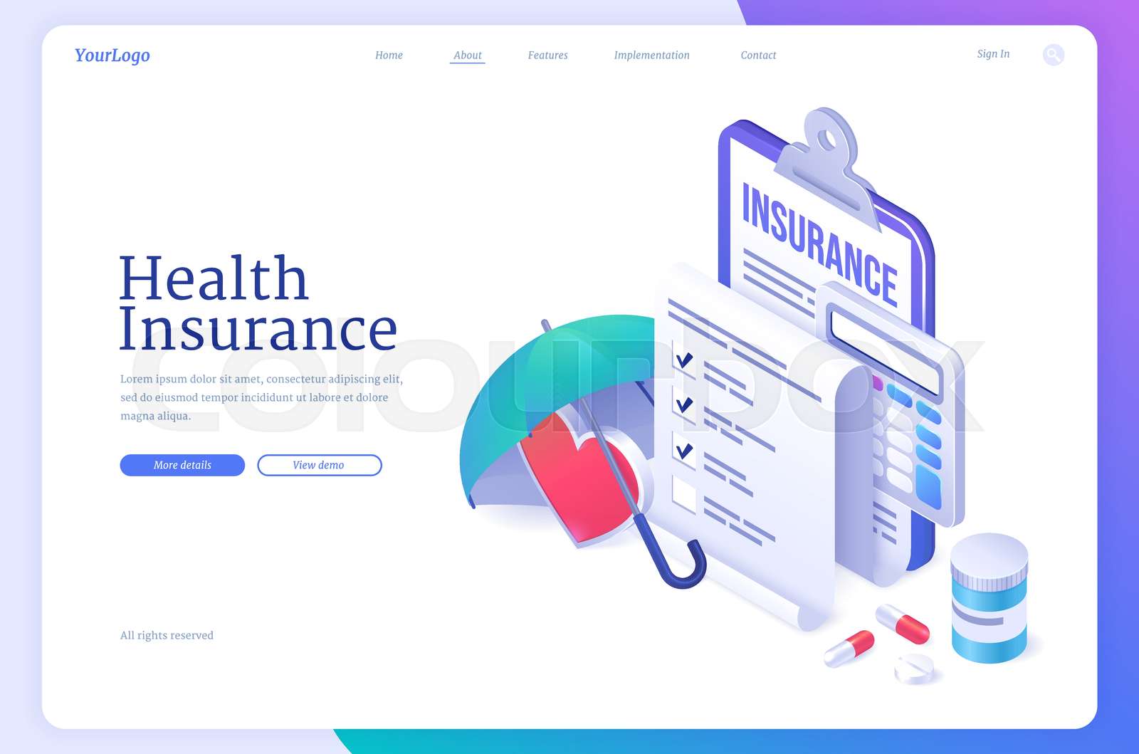 Health Insurance Banner