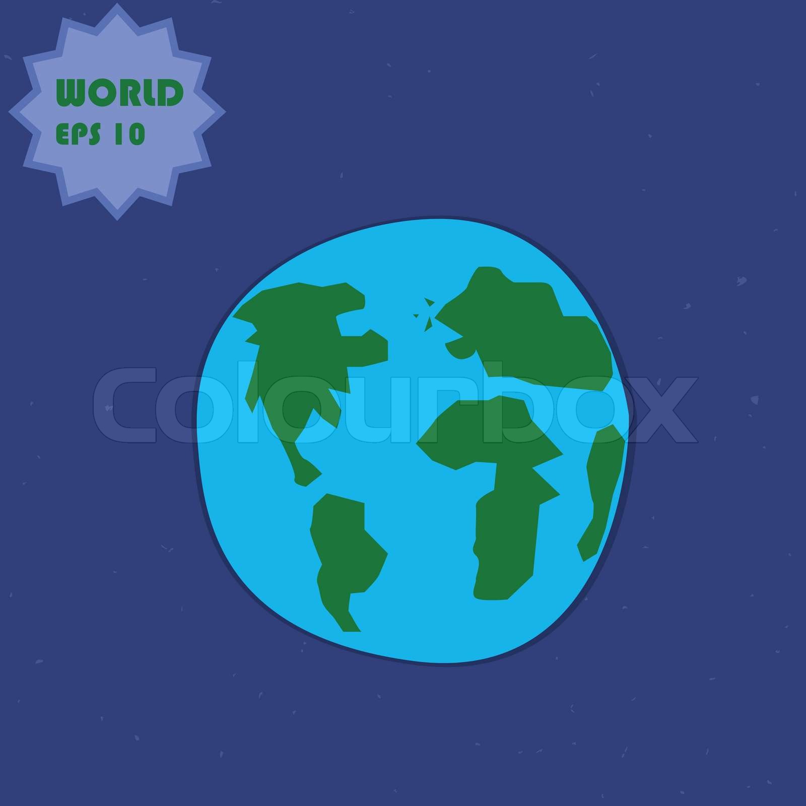 World Vector Stock Vector Colourbox