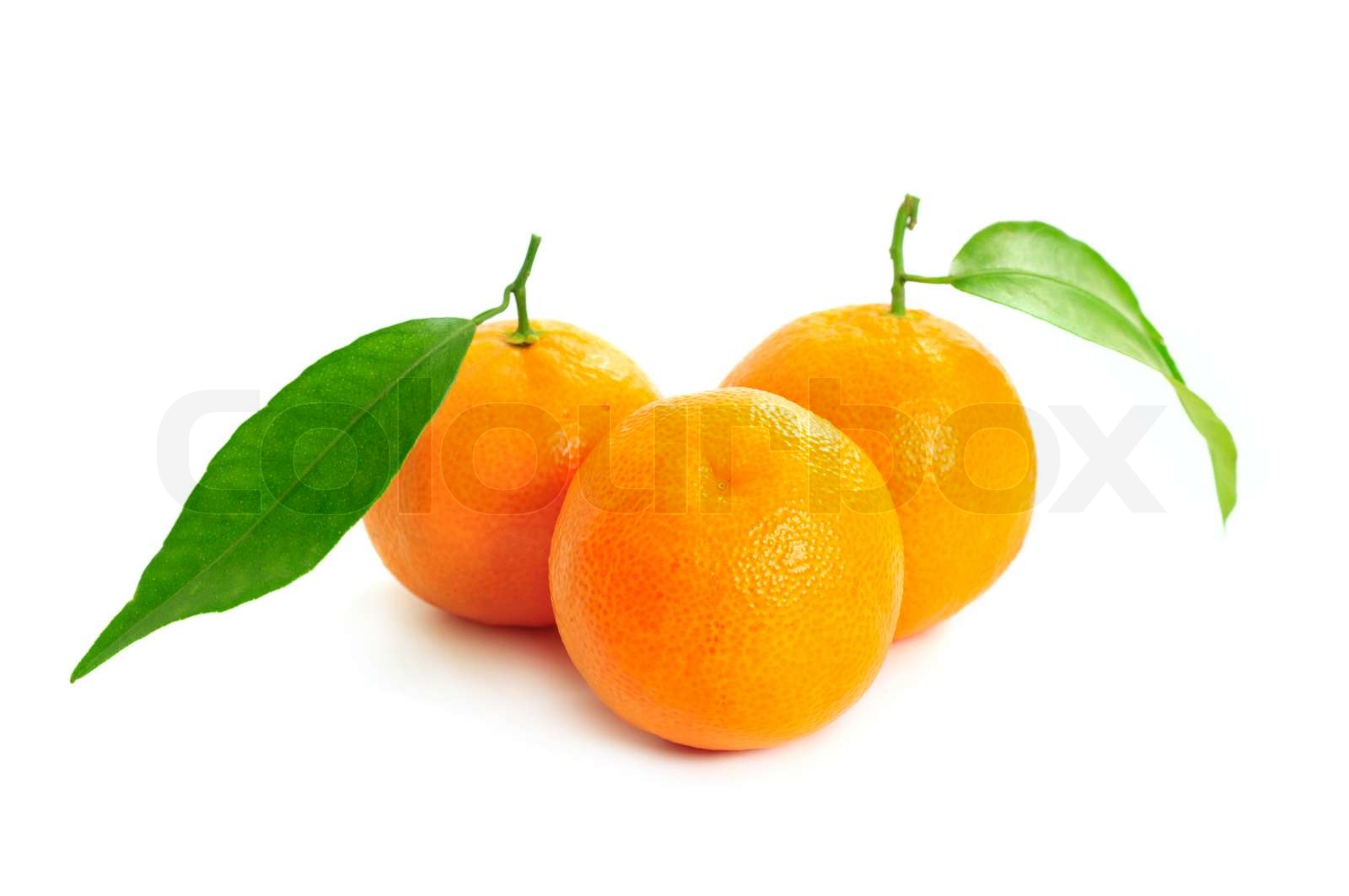Tangerine isolated | Stock image | Colourbox