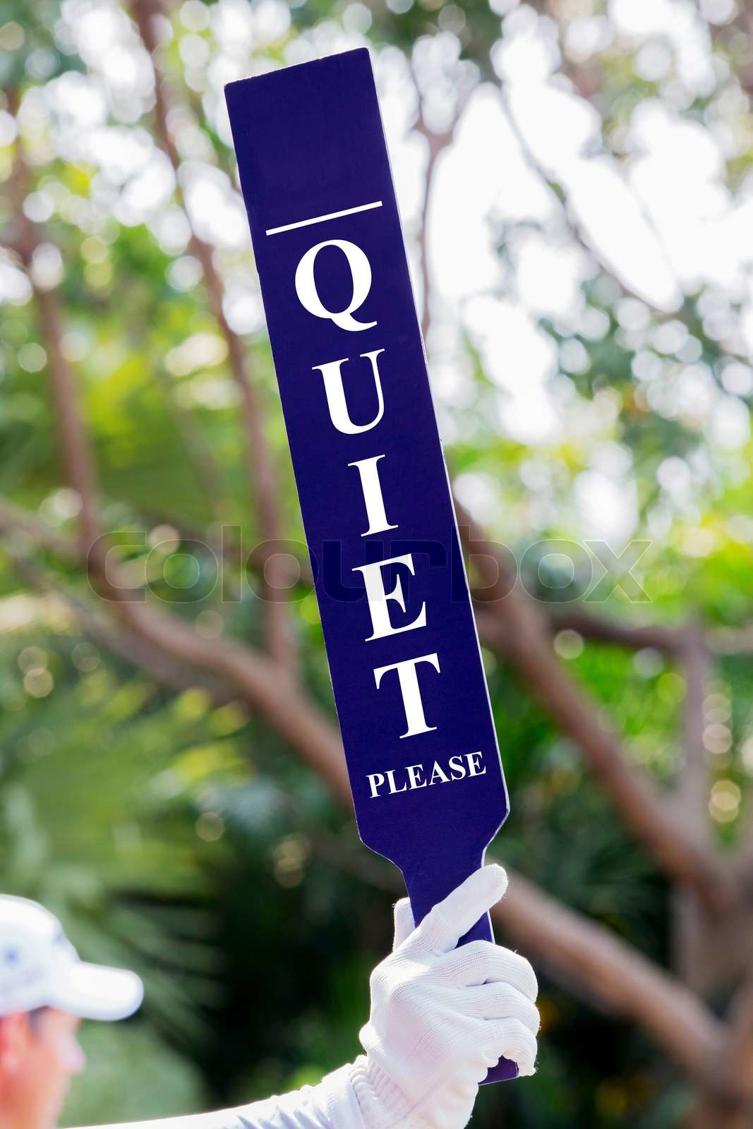 Quiet Please Sign Golf
