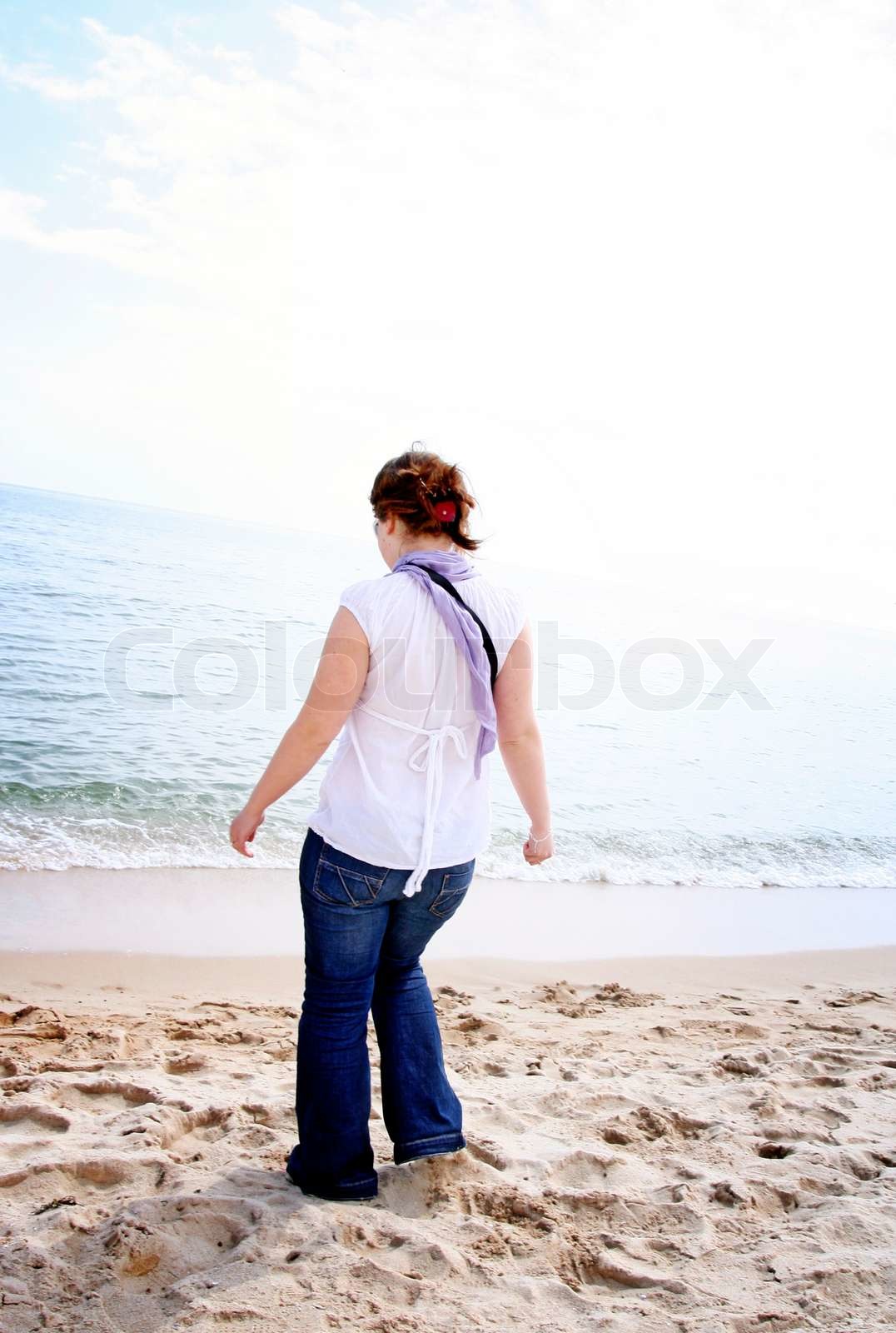 På stranden | Stock foto | Colourbox