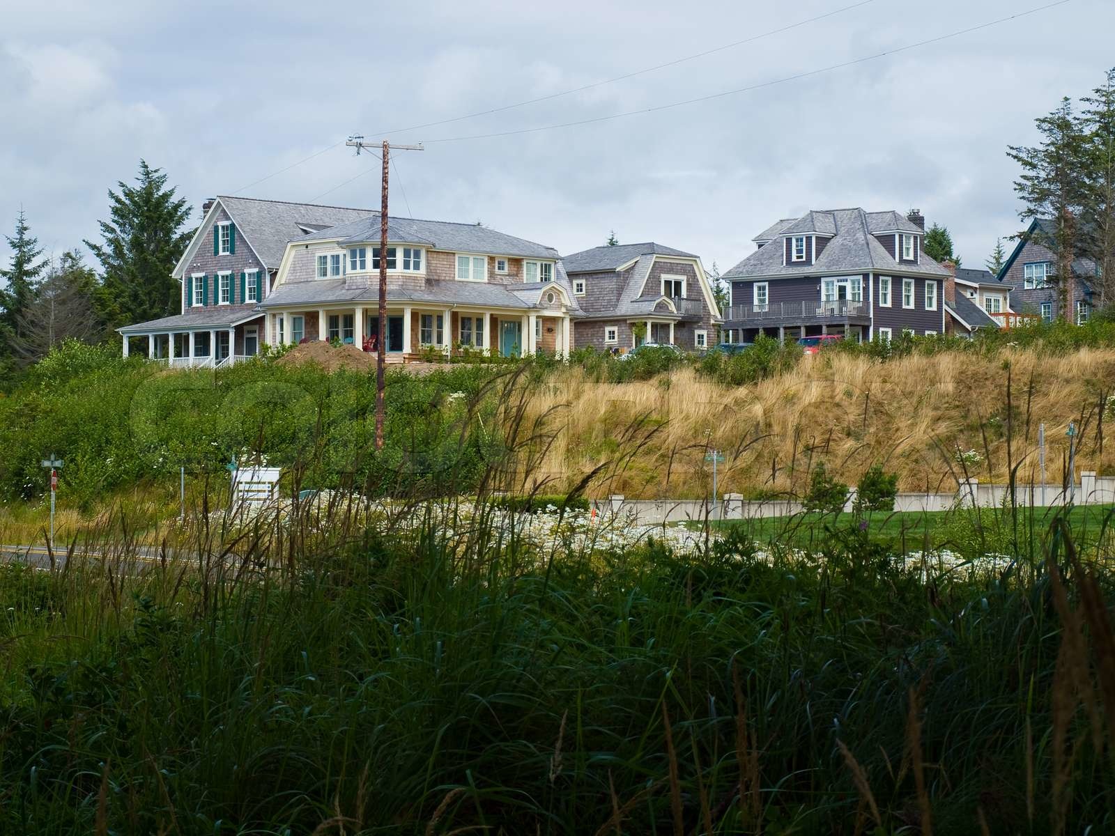 Fancy Homes Nestled in a Beach Front Community | Stock image | Colourbox
