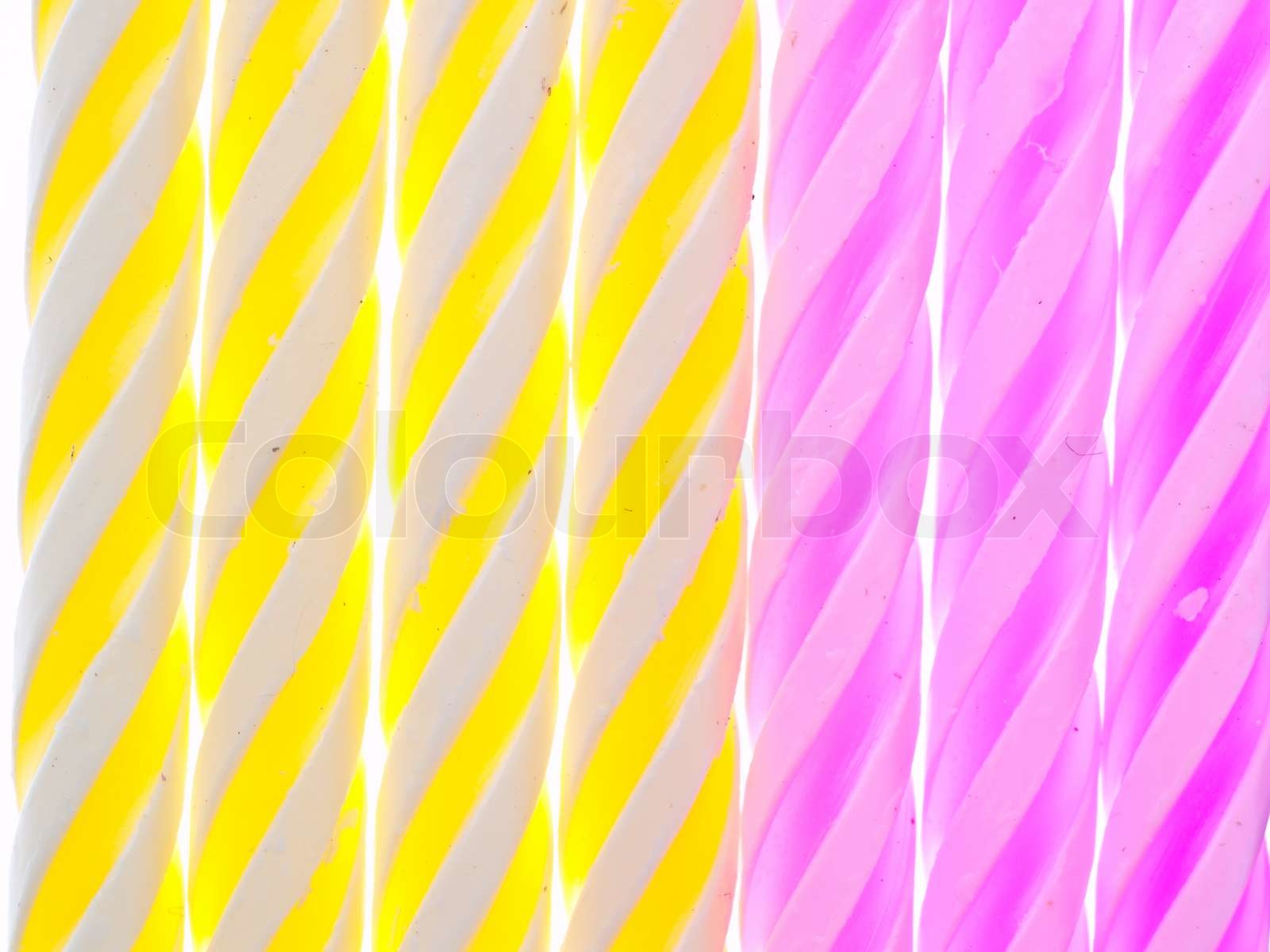 Birthday candles texture | Stock image | Colourbox