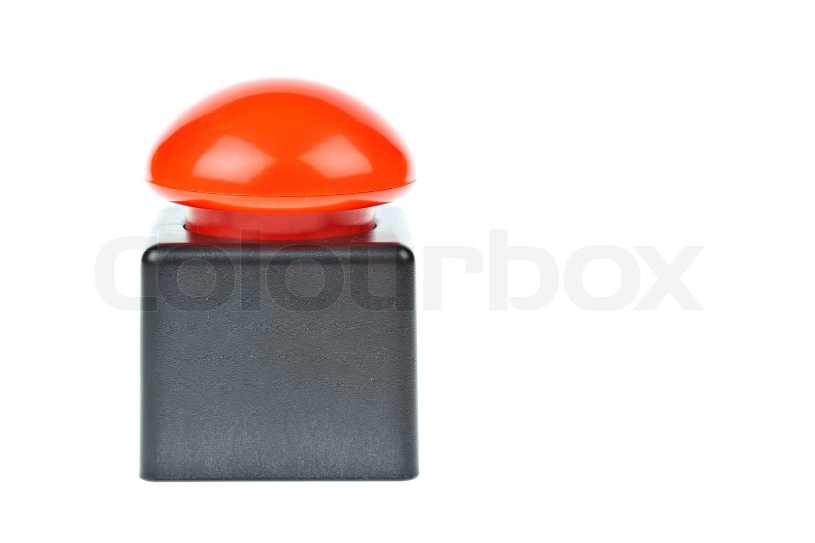 Red botton | Stock image | Colourbox