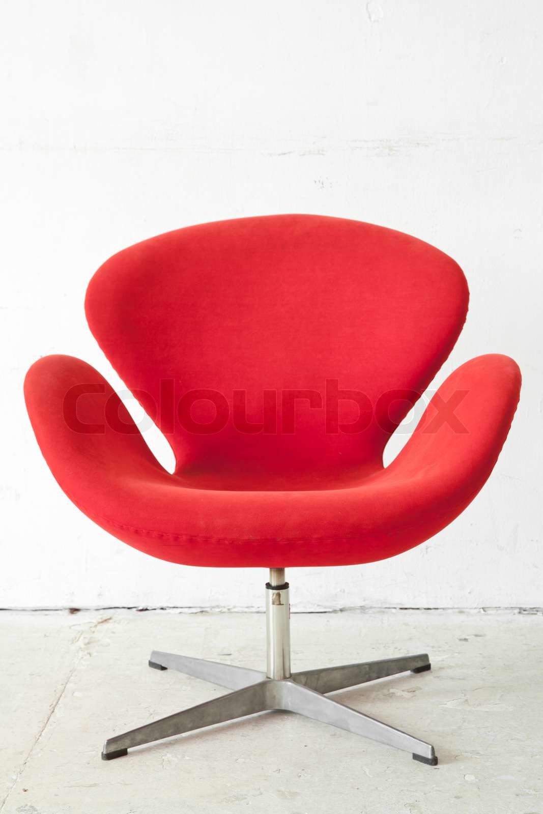 modern red Chair | Stock image | Colourbox