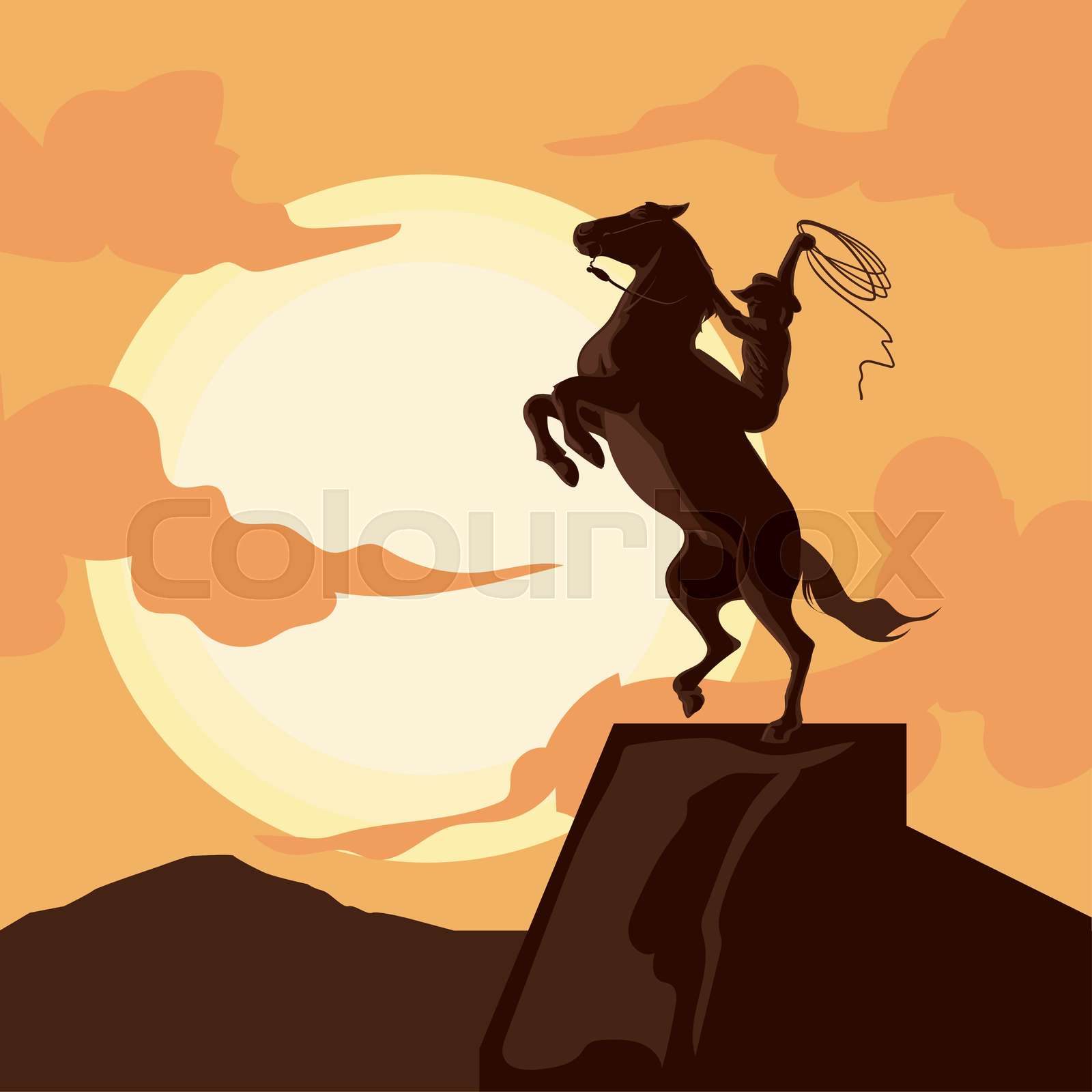 wild west poster | Stock vector | Colourbox