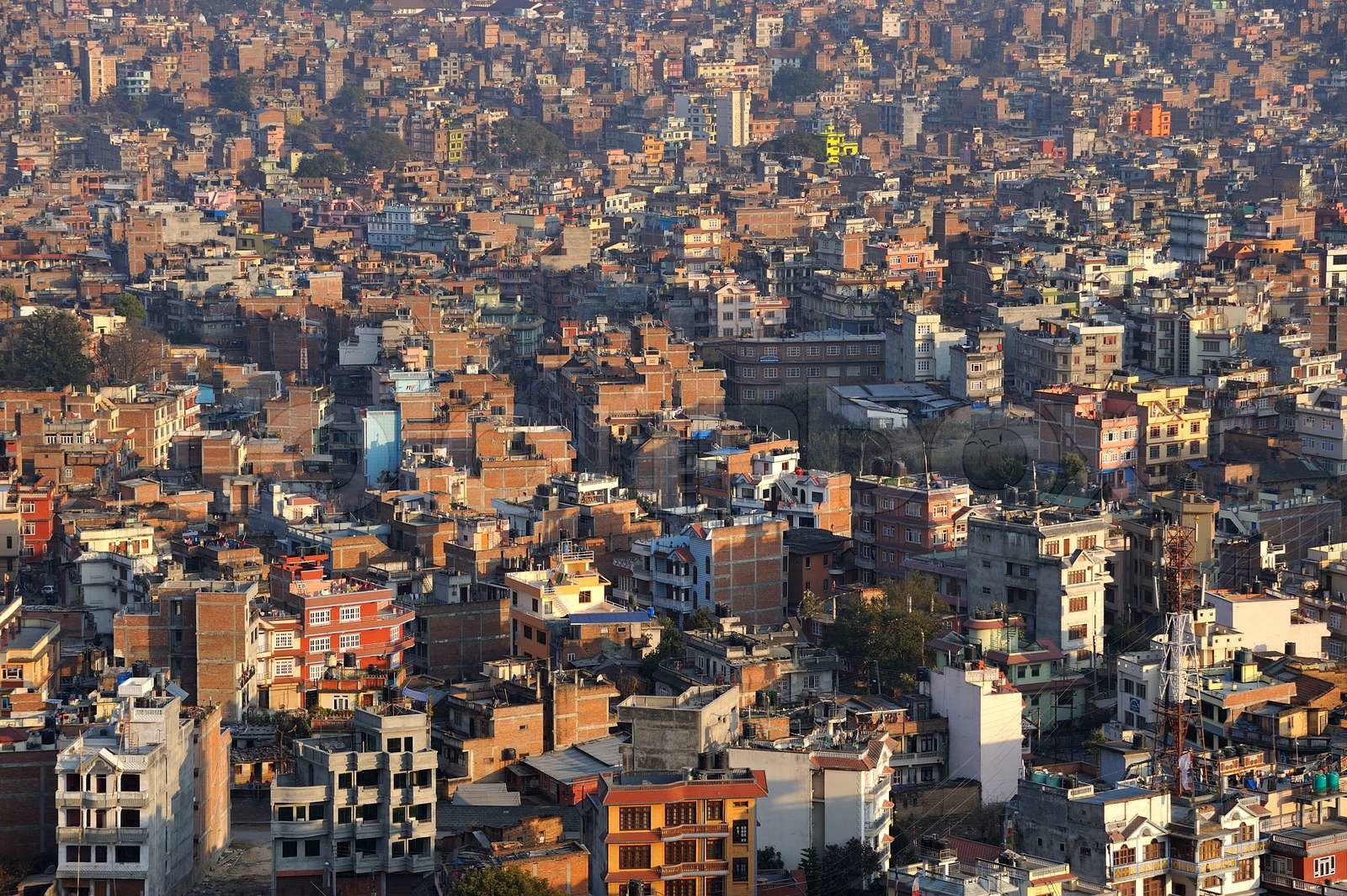 Cityscape of of Kathmandu City, Nepal | Stock image | Colourbox