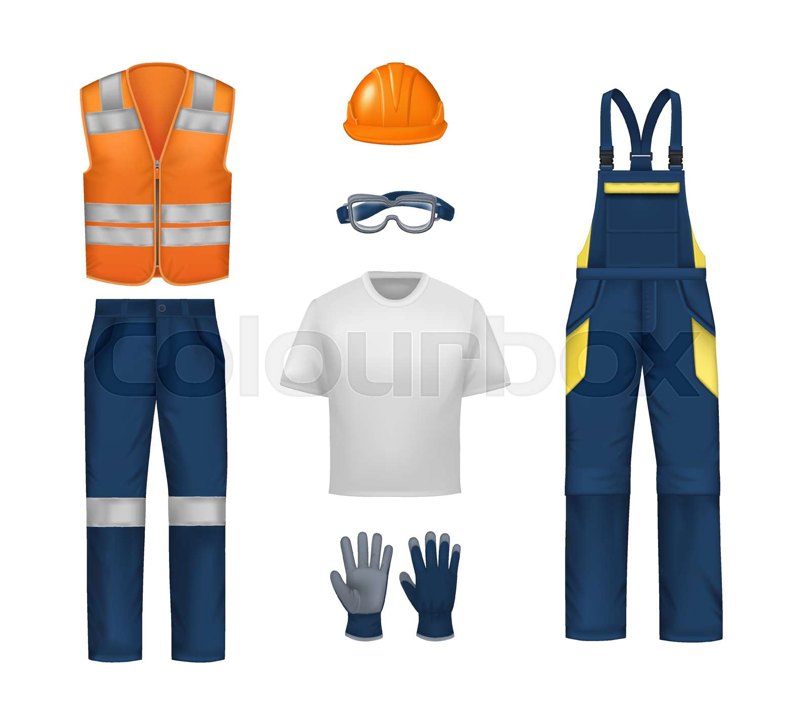 Work Wear Uniform Set | Stock vector | Colourbox