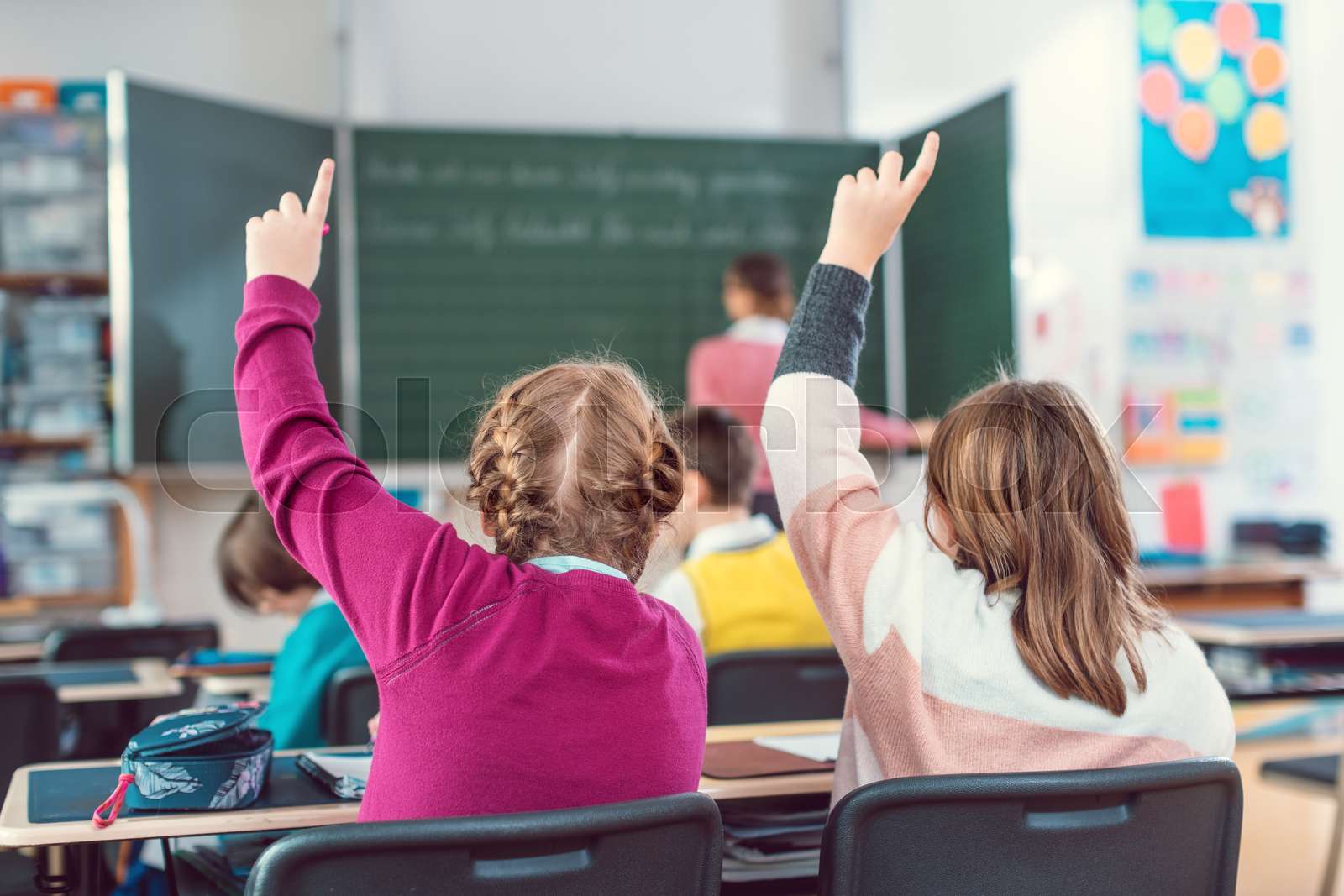 unterricht, schule, klassenzimmer | Stock Bild | Colourbox