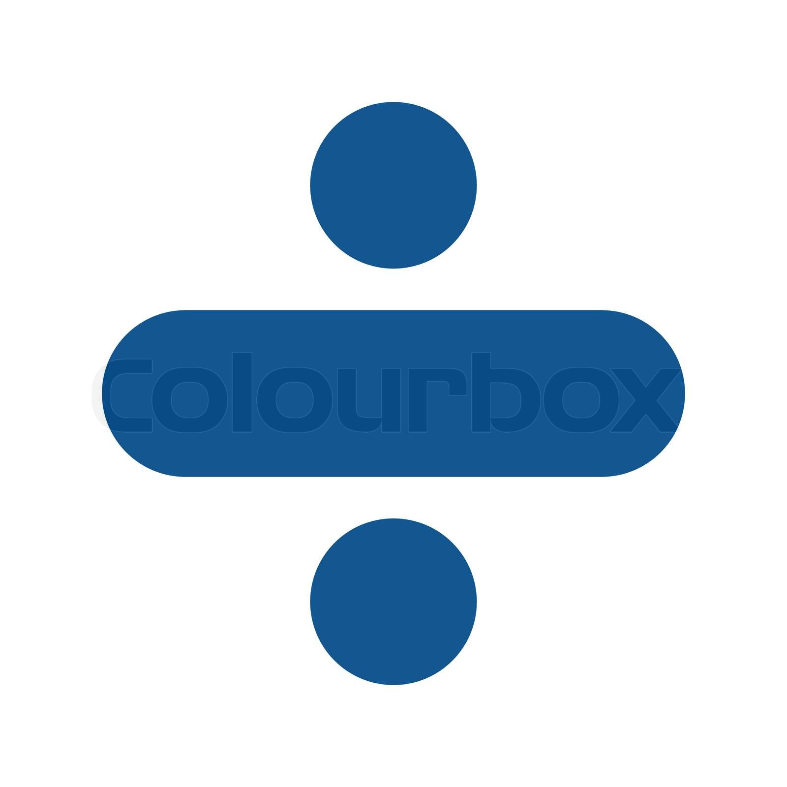 Icon - minus - blue | Stock vector | Colourbox