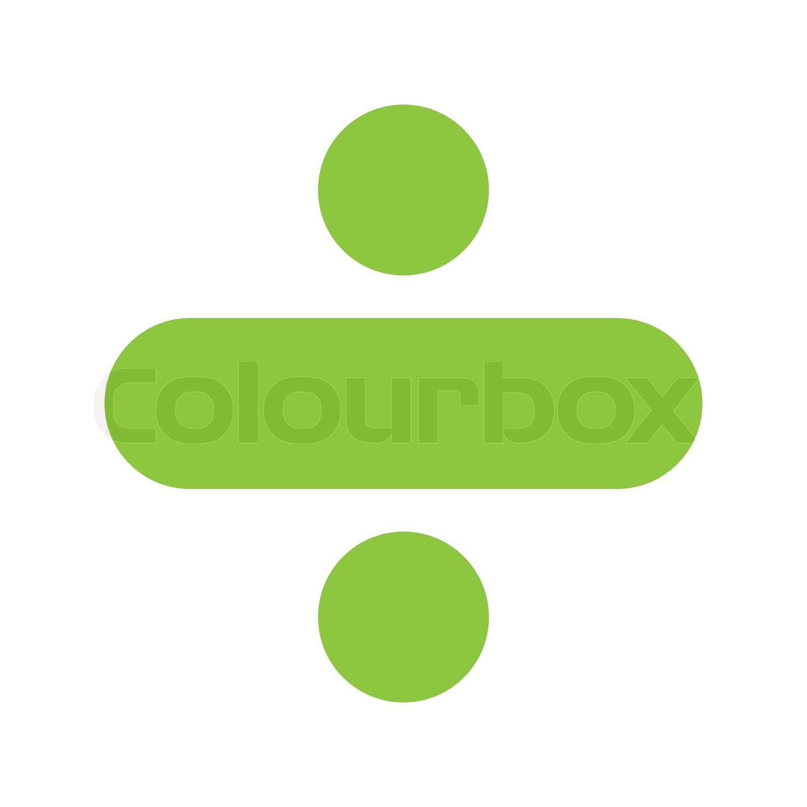 Icon - minus - light green | Stock vector | Colourbox