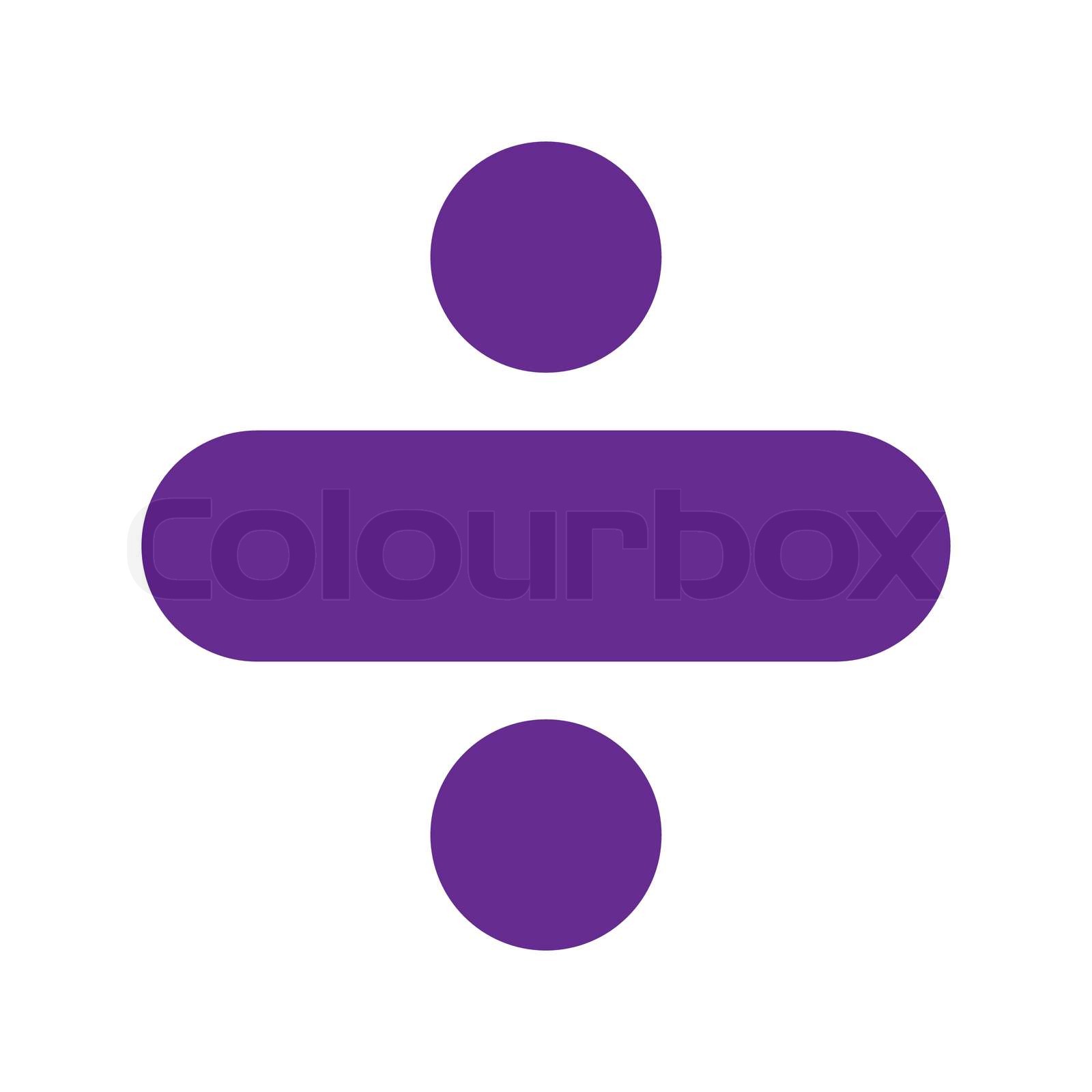 Icon - minus - purple | Stock vector | Colourbox