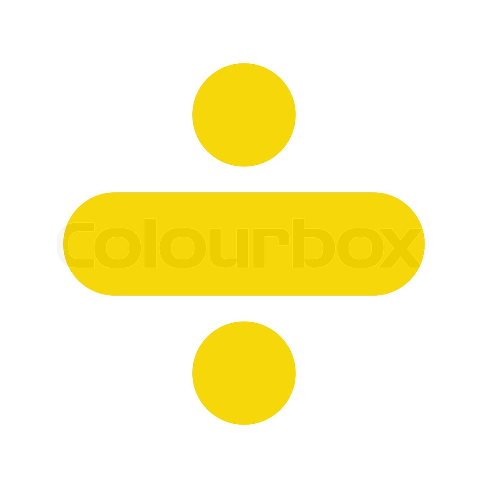 Icon - minus - yellow | Stock vector | Colourbox