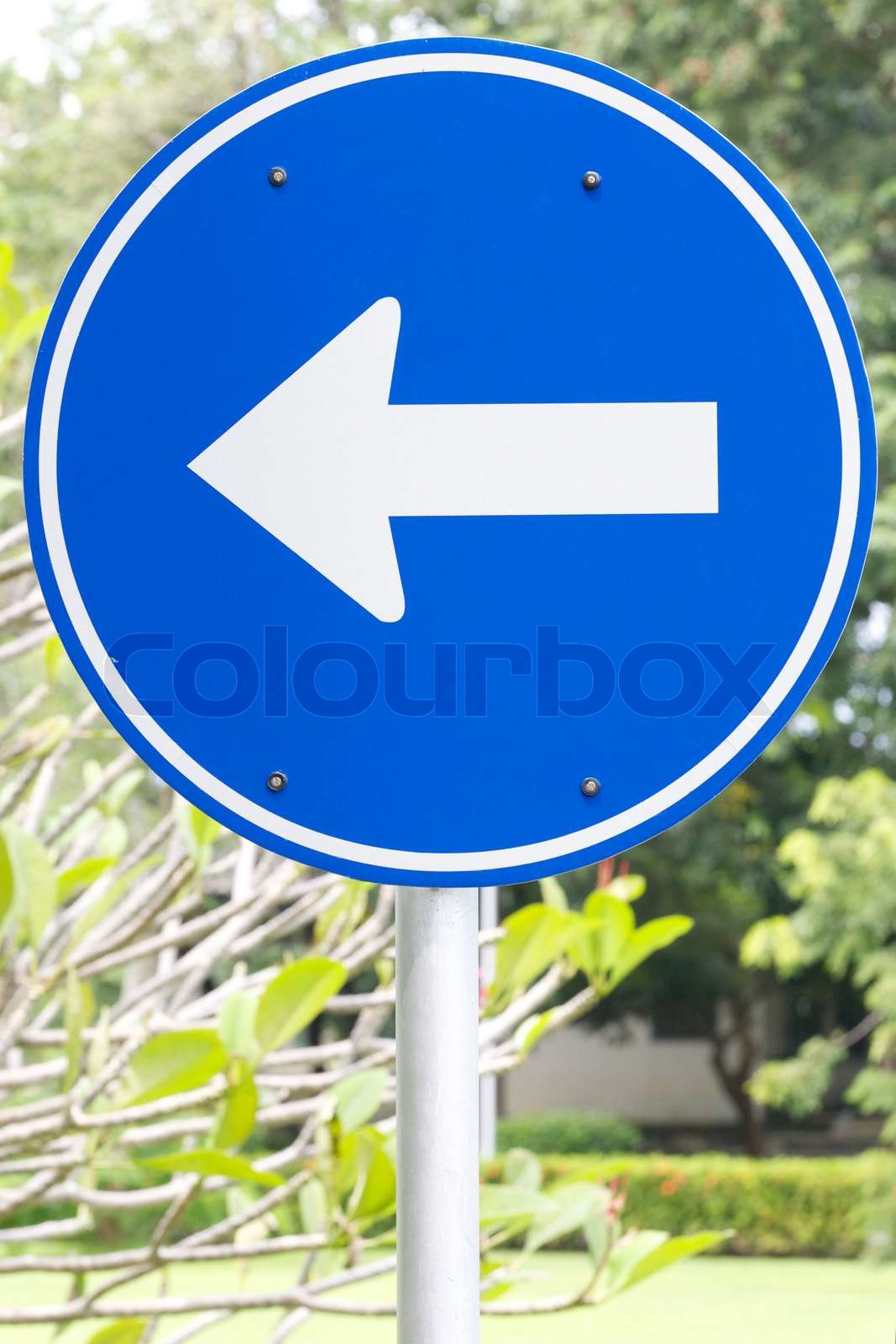Arrow Traffic Sign Stock Image Colourbox Arrow Traffic Sign Stock Image Colourbox