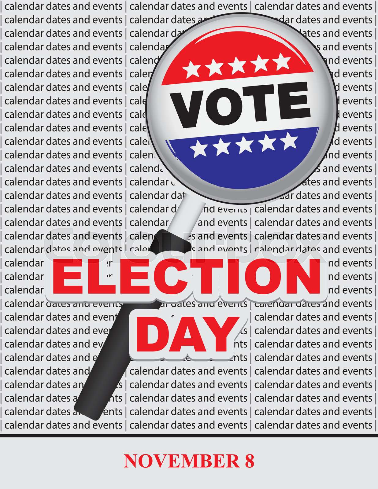 Election Day | Stock vector | Colourbox
