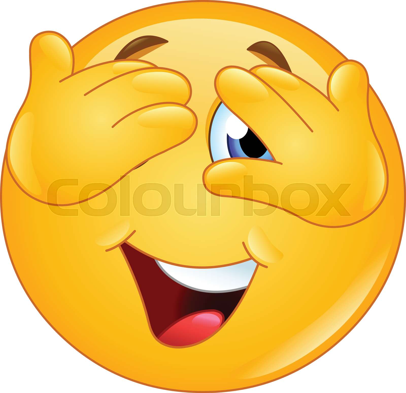 Covering Eyes Emoticon Stock Vector Colourbox Covering Eyes Emoticon Stock Vector Colourbox