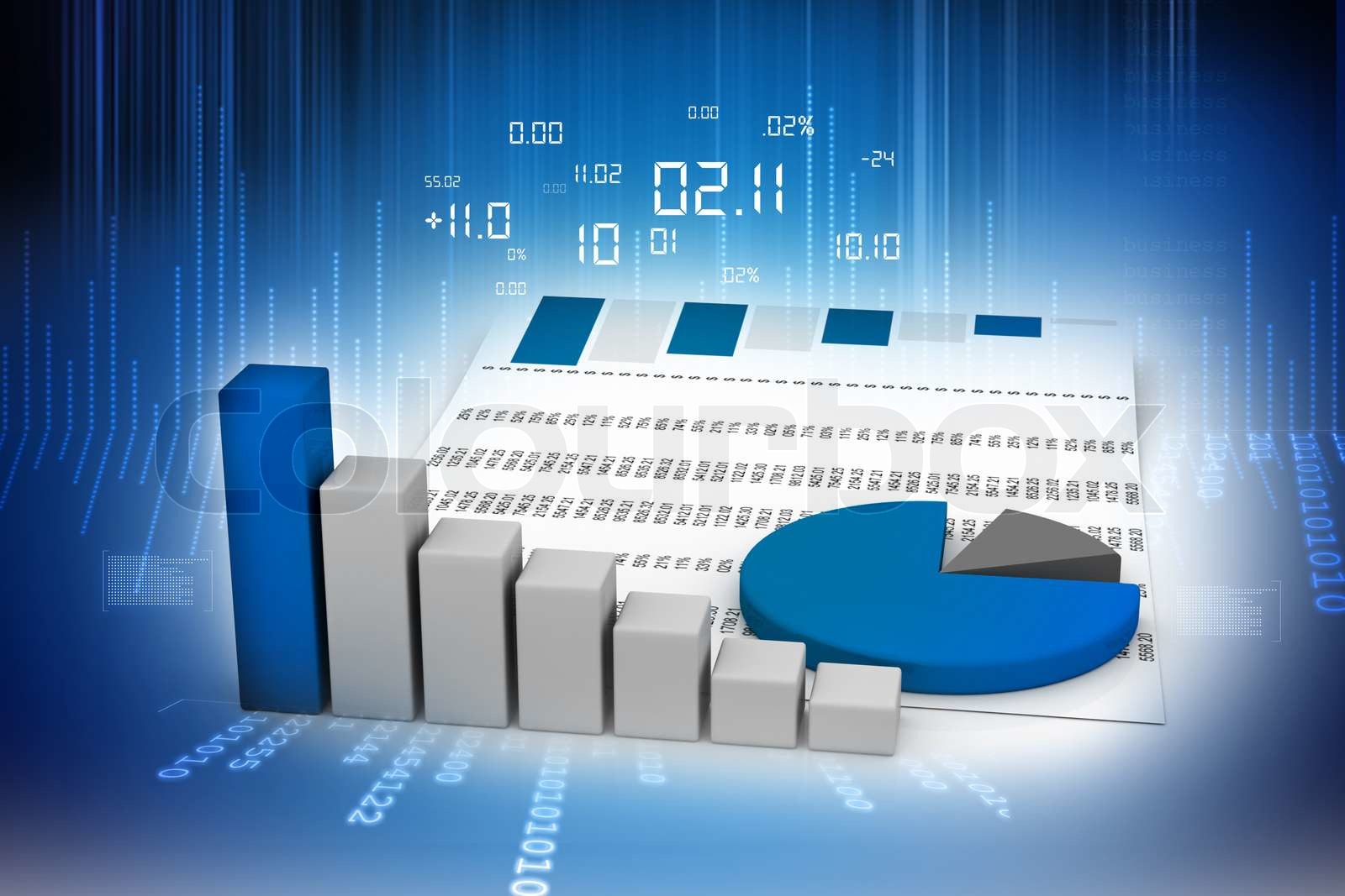 Business graph | Stock image | Colourbox