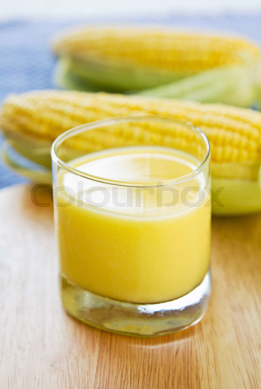 Fresh sweet corn juice | Stock image | Colourbox