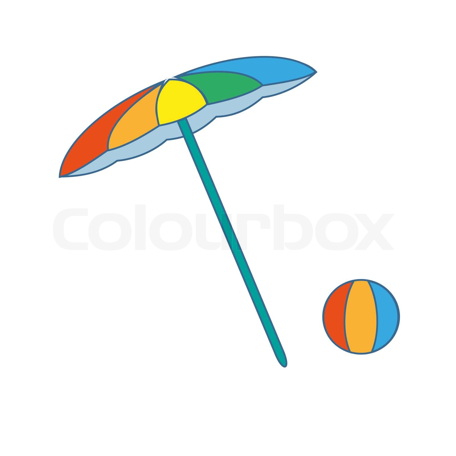parasol | Stock vector | Colourbox