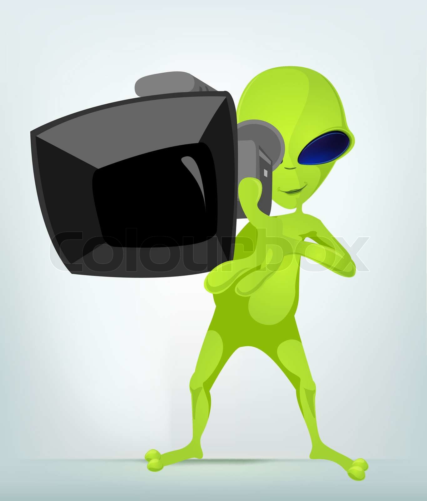 Funny Alien | Stock vector | Colourbox