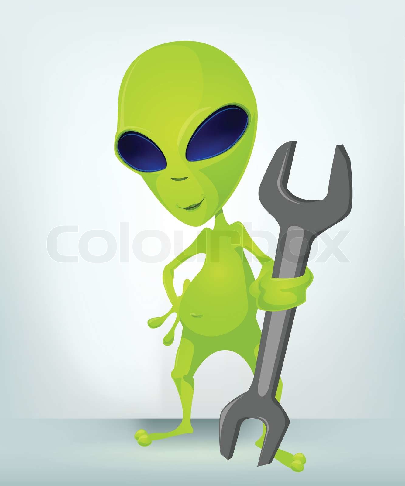 Funny Alien | Stock vector | Colourbox