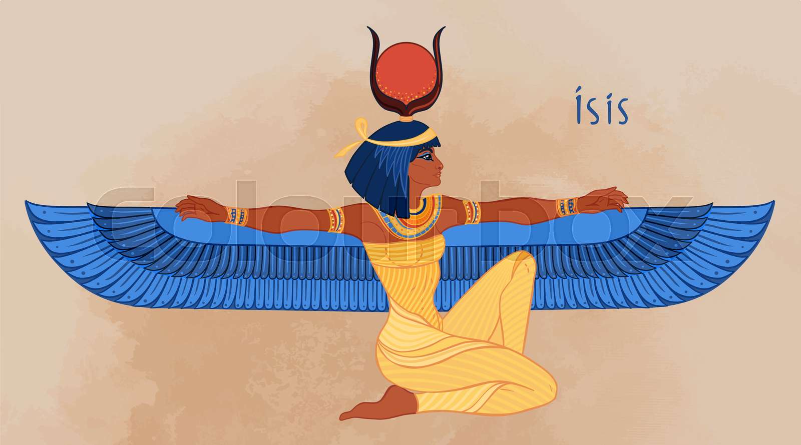 Isis, goddess of life and magic in Egyptian mythology. One of the ...