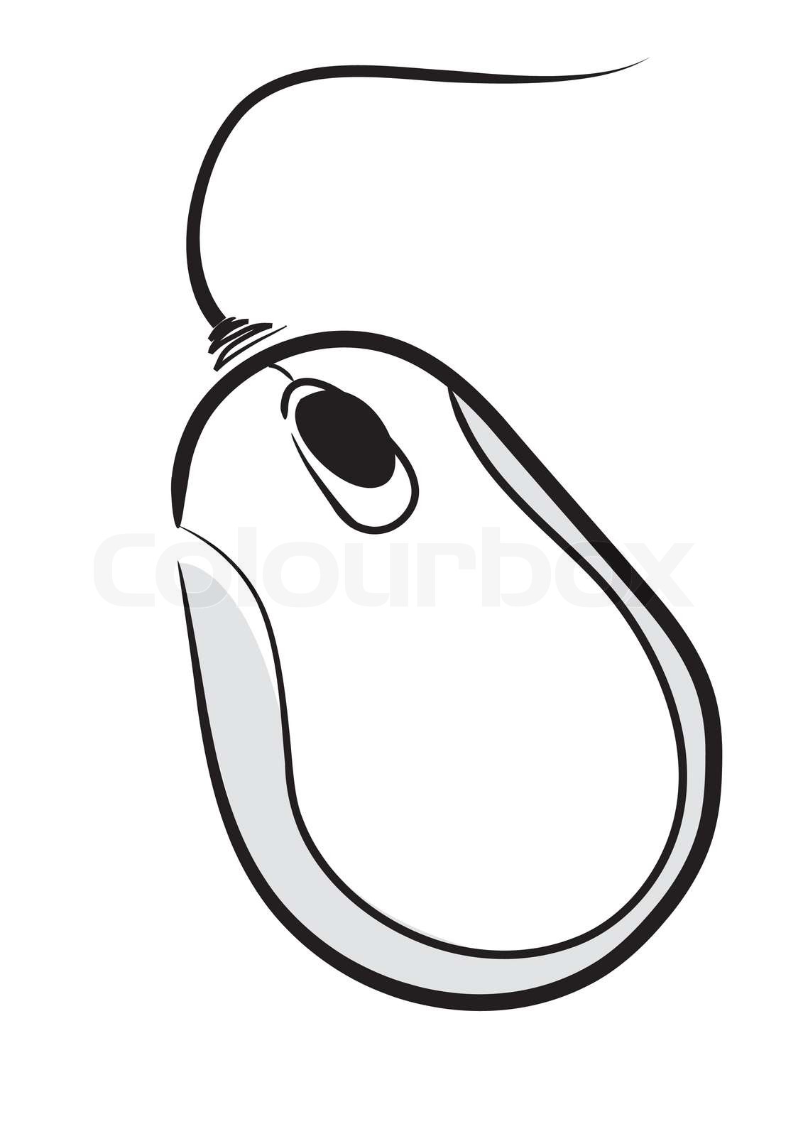 White Computer Mouse Clip Art