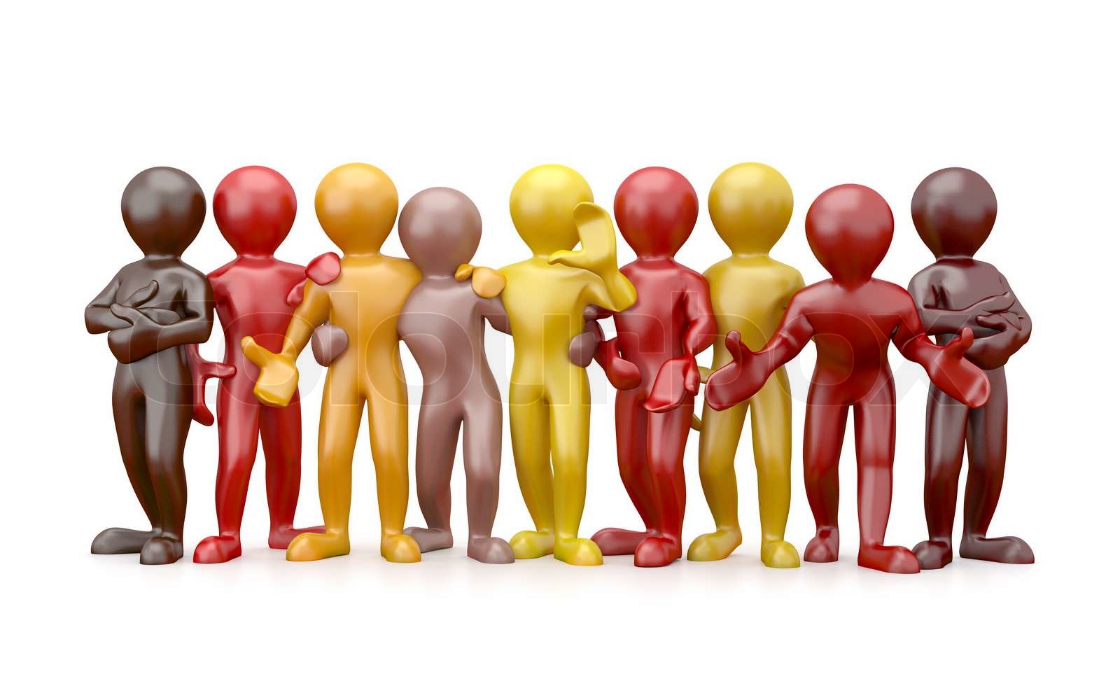 Freundschaft Teamwork Gruppe von Menschen | Stock Bild | Colourbox