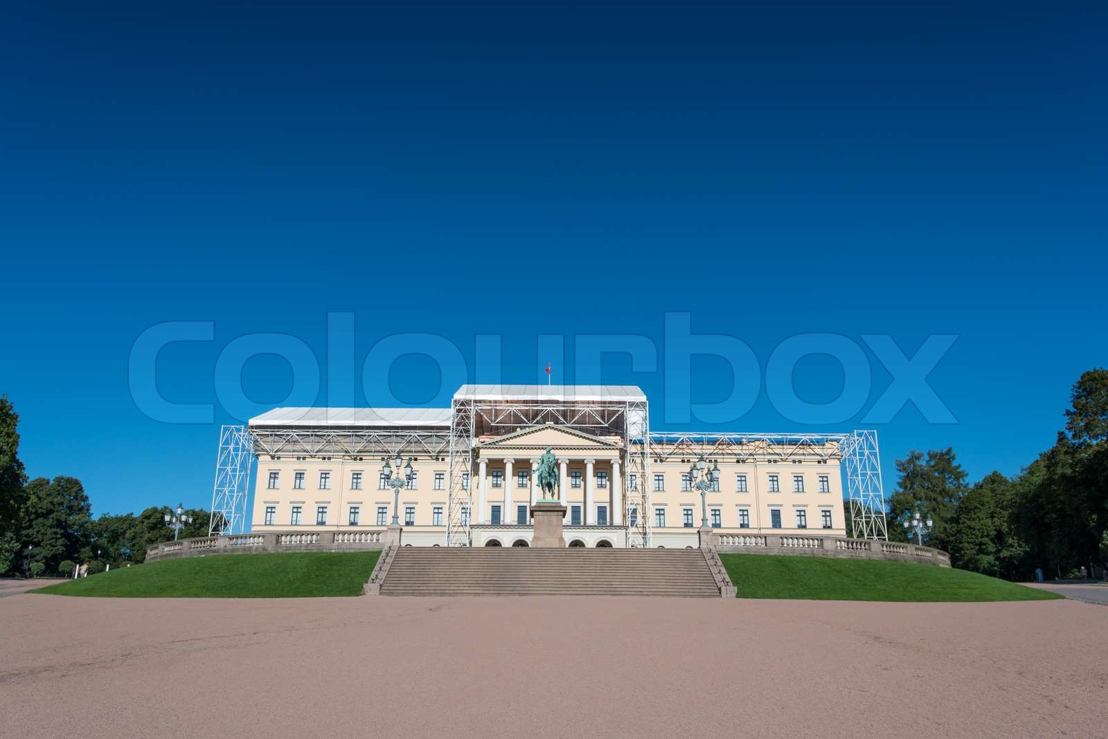 Royal Palace roof renovation | Stock image | Colourbox