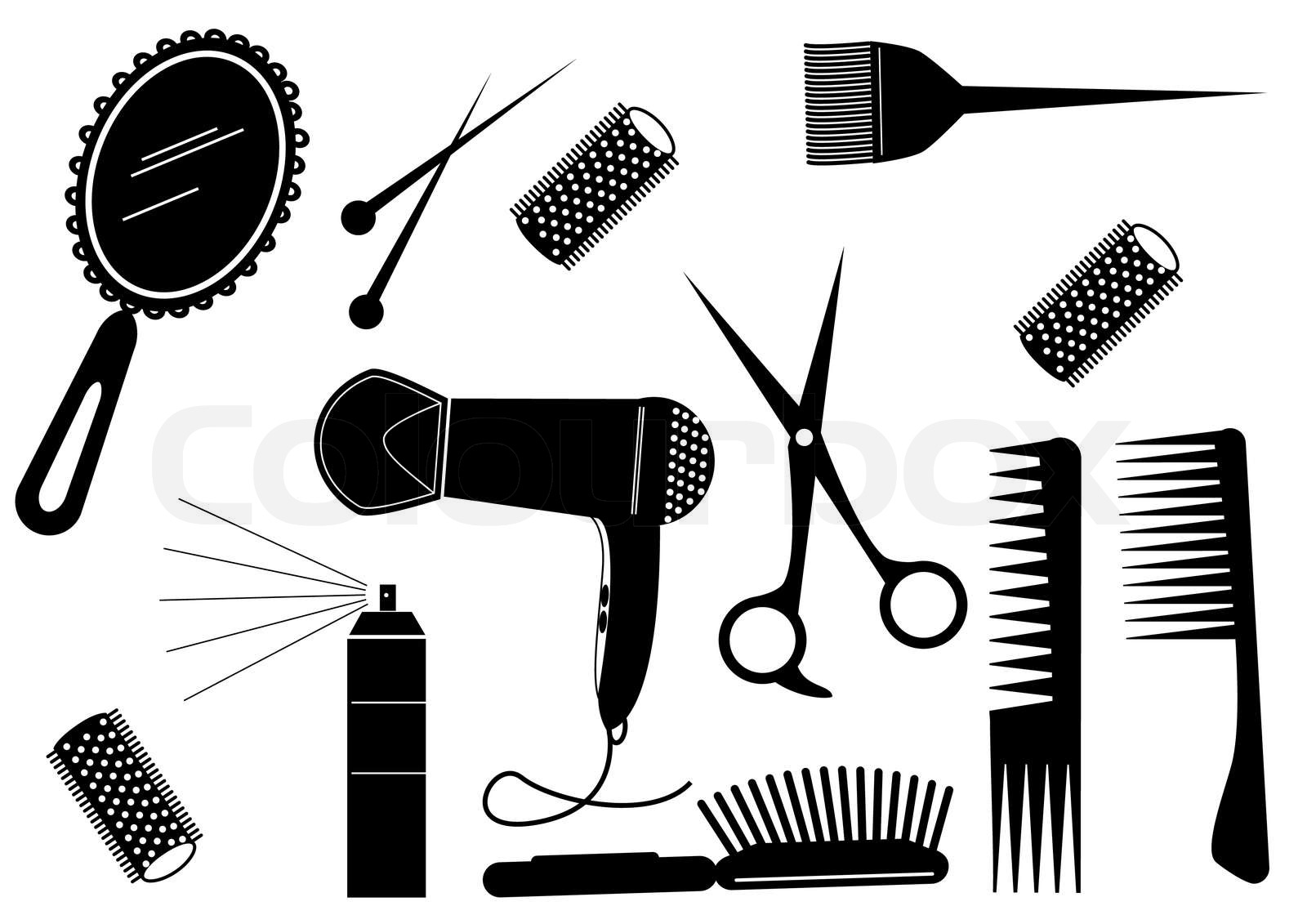 Hair Style Beauty ElementVector salon | Stock vector | Colourbox