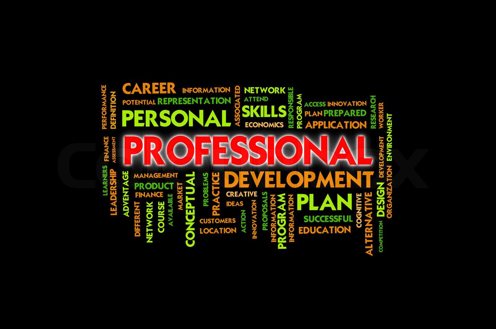 Business wording concept,professional | Stock image | Colourbox