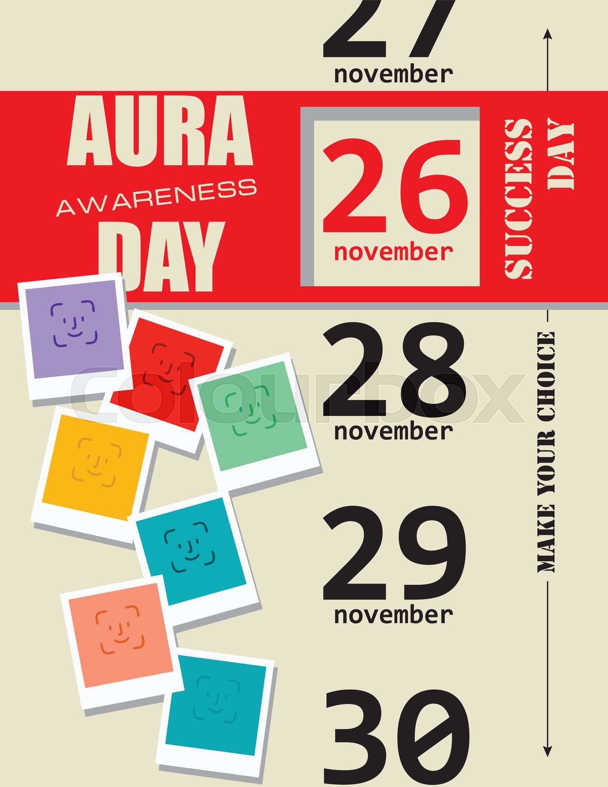 Aura Awareness Day | Stock vector | Colourbox