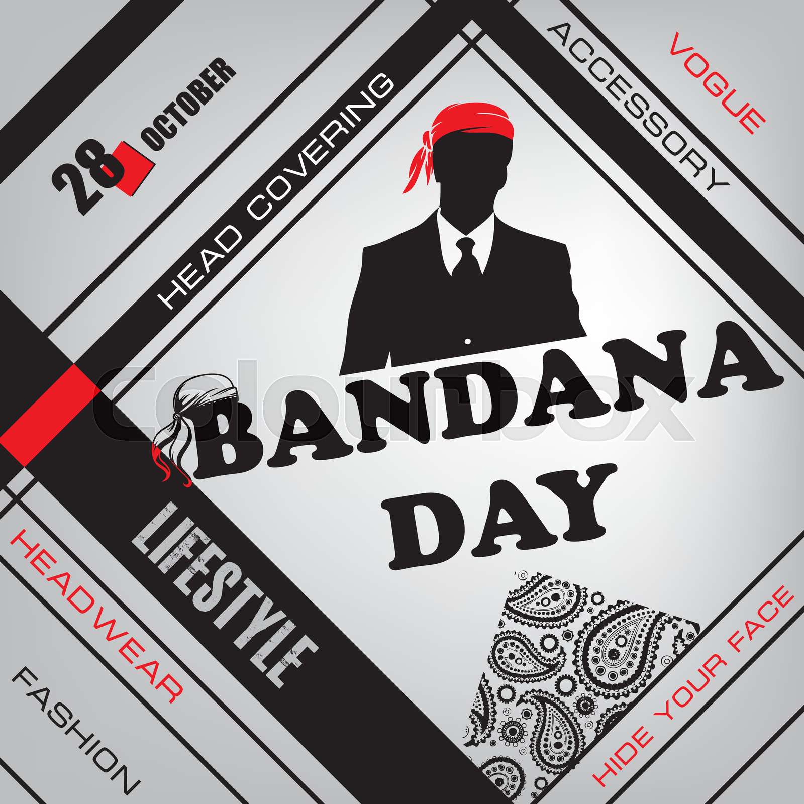 Bandana Day | Stock vector | Colourbox