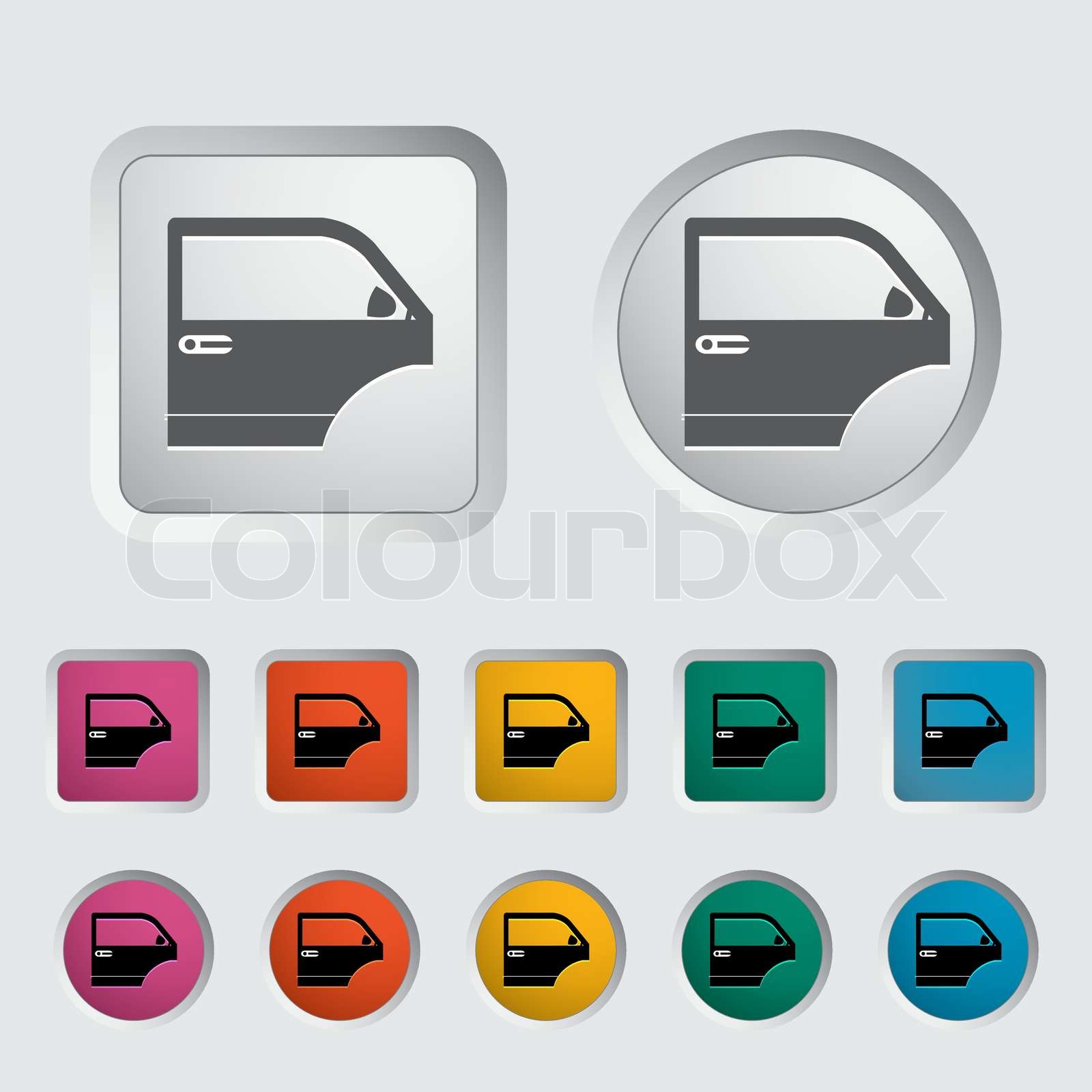 Car door | Stock vector | Colourbox