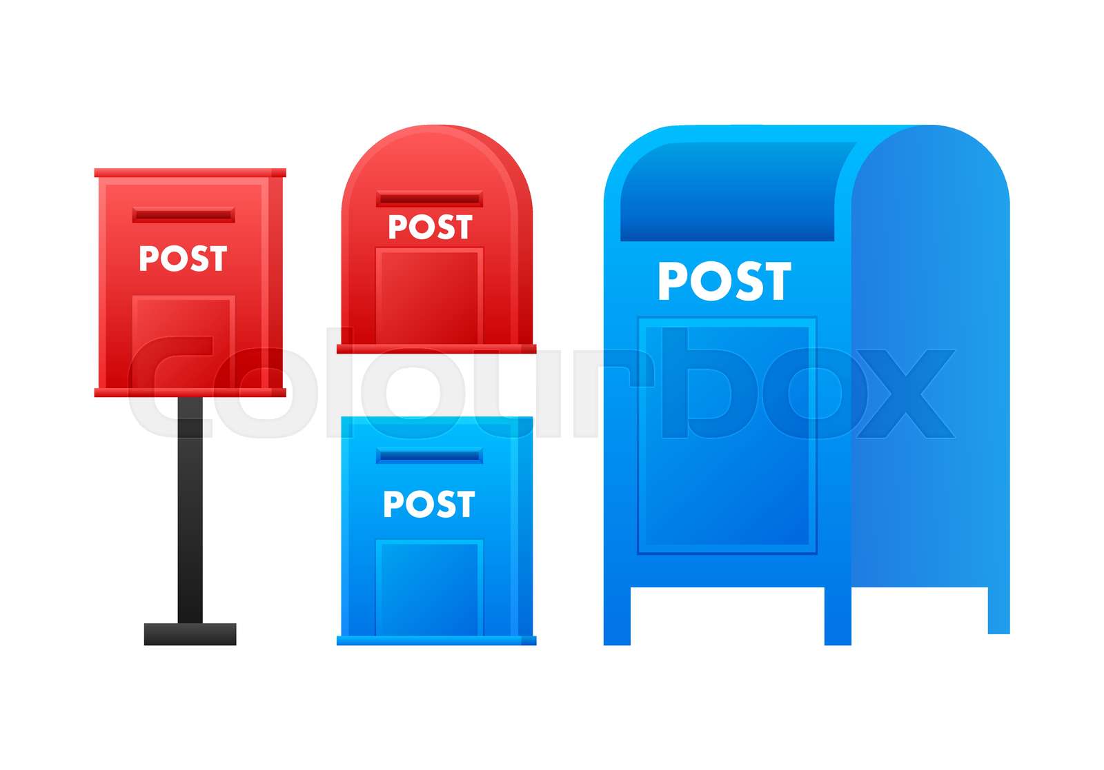 Post Office Mailbox Clipart