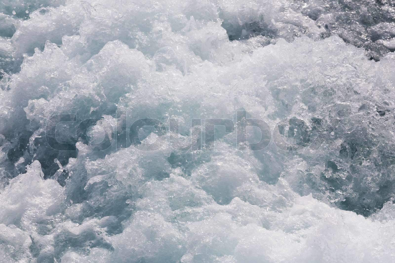 Churning sea water | Stock image | Colourbox