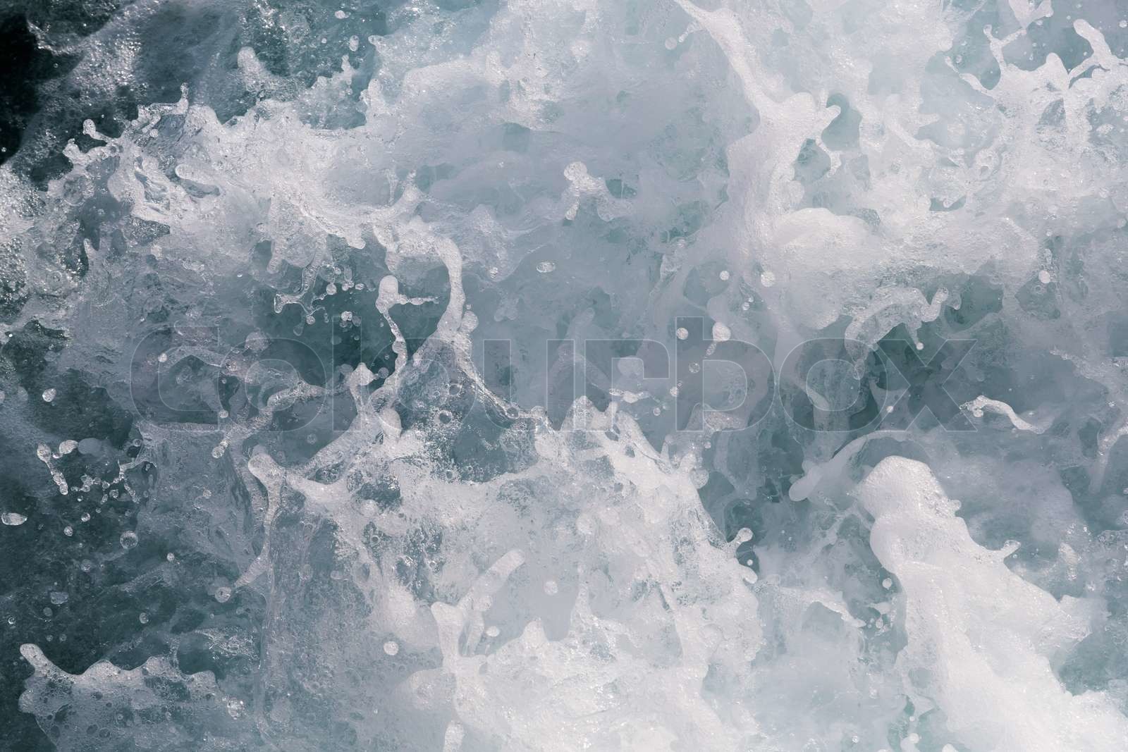 Churning sea water | Stock image | Colourbox