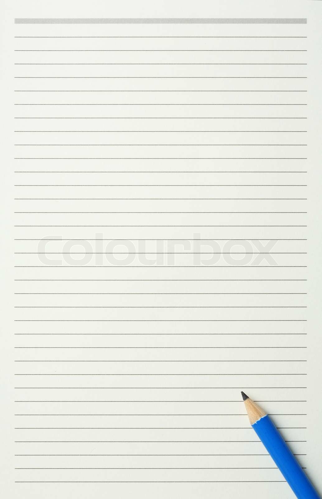 Paper and pencil | Stock image | Colourbox