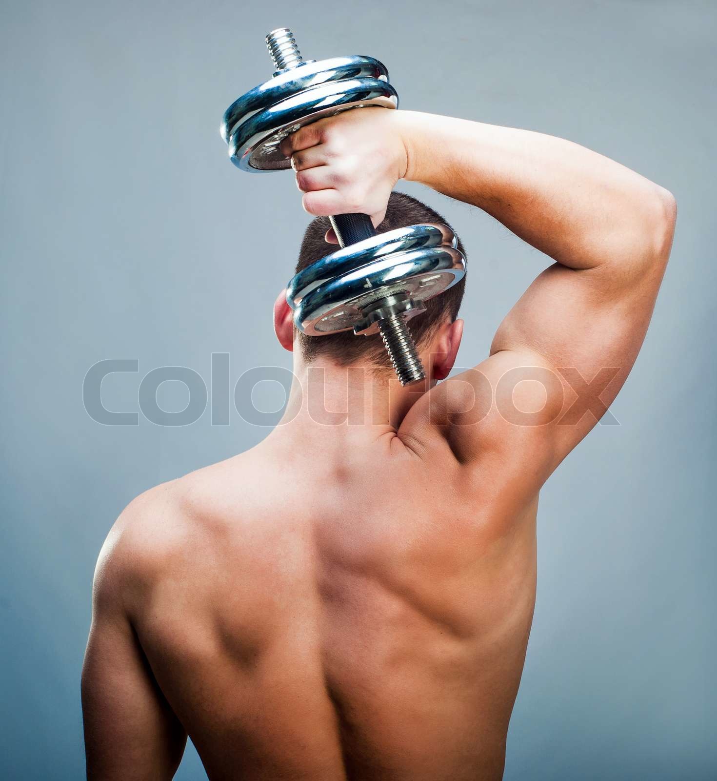 muscular man | Stock image | Colourbox